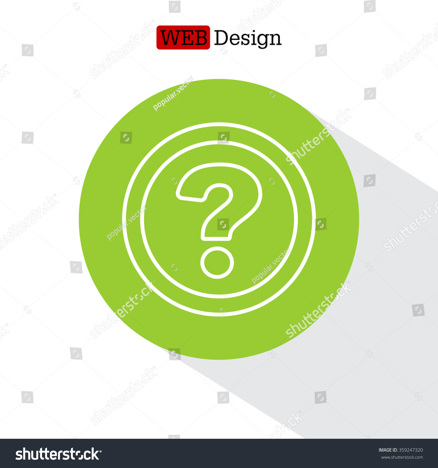 Question Mark Line Icon Stock Vector (Royalty Free) 359247320 ...
