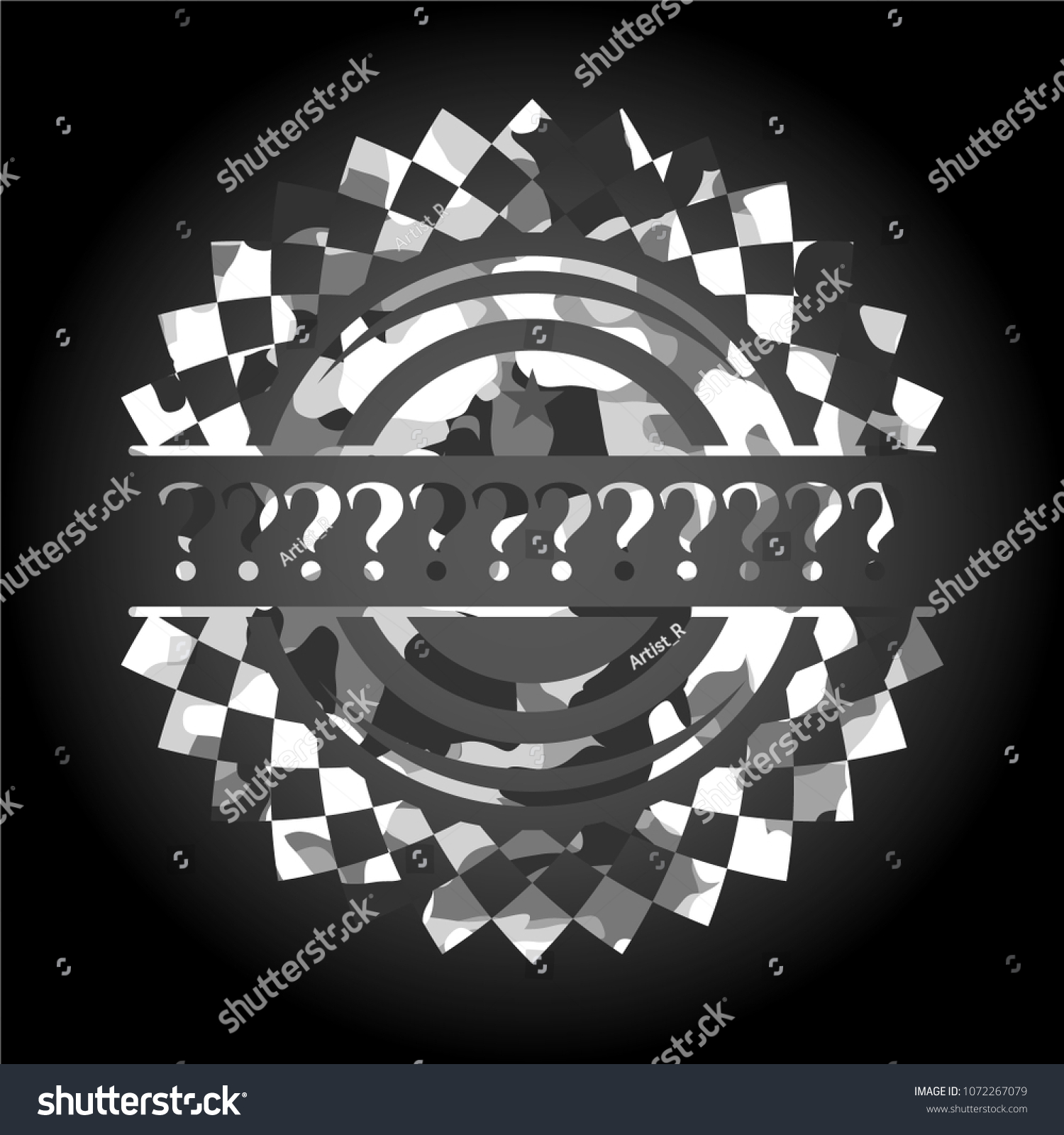 Question Mark On Grey Camouflage Texture: เวกเตอร์สต็อก (ปลอดค่า ...