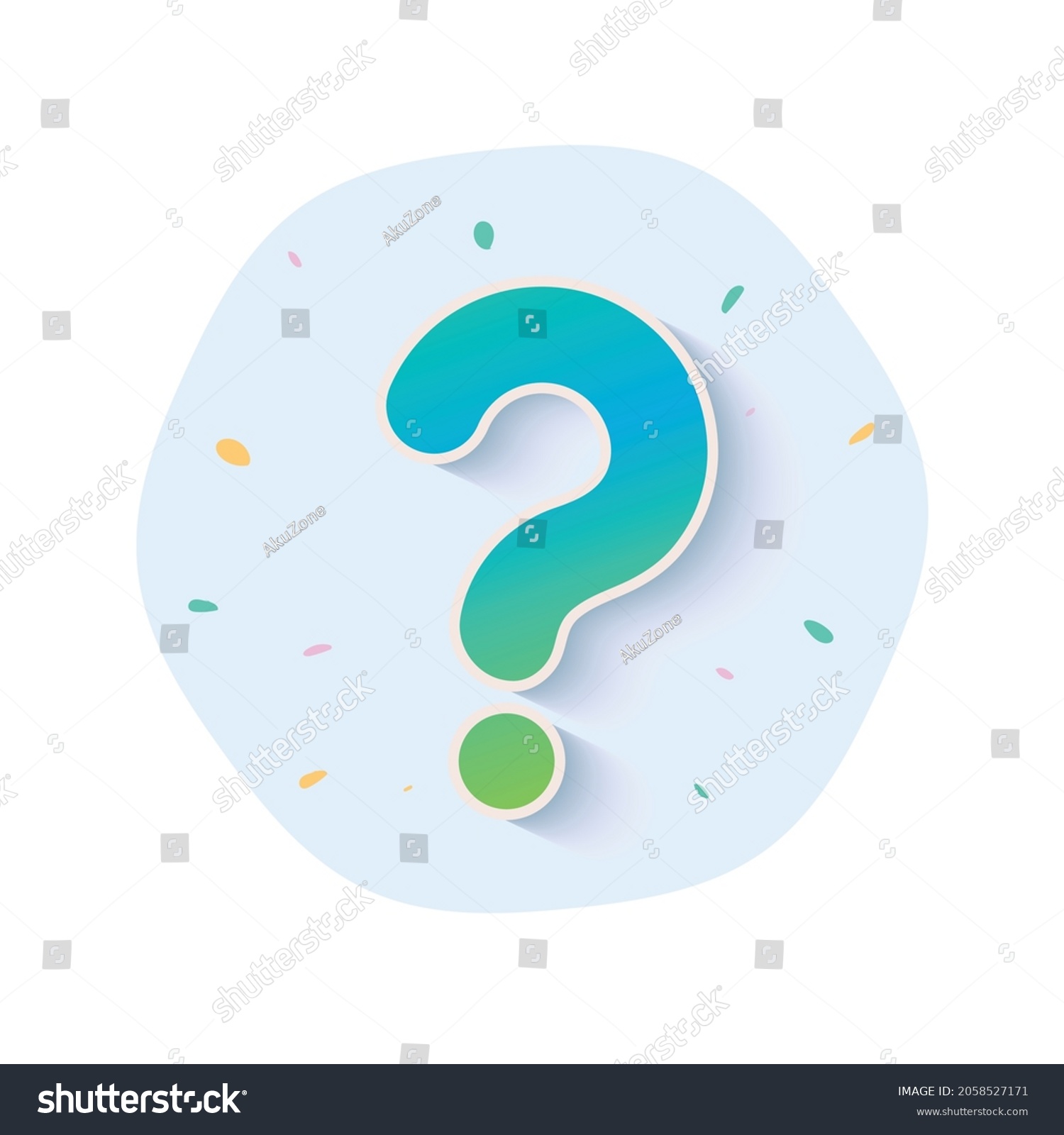 Question Mark Question Answer Quiz Puzzled Stock Vector (Royalty Free ...
