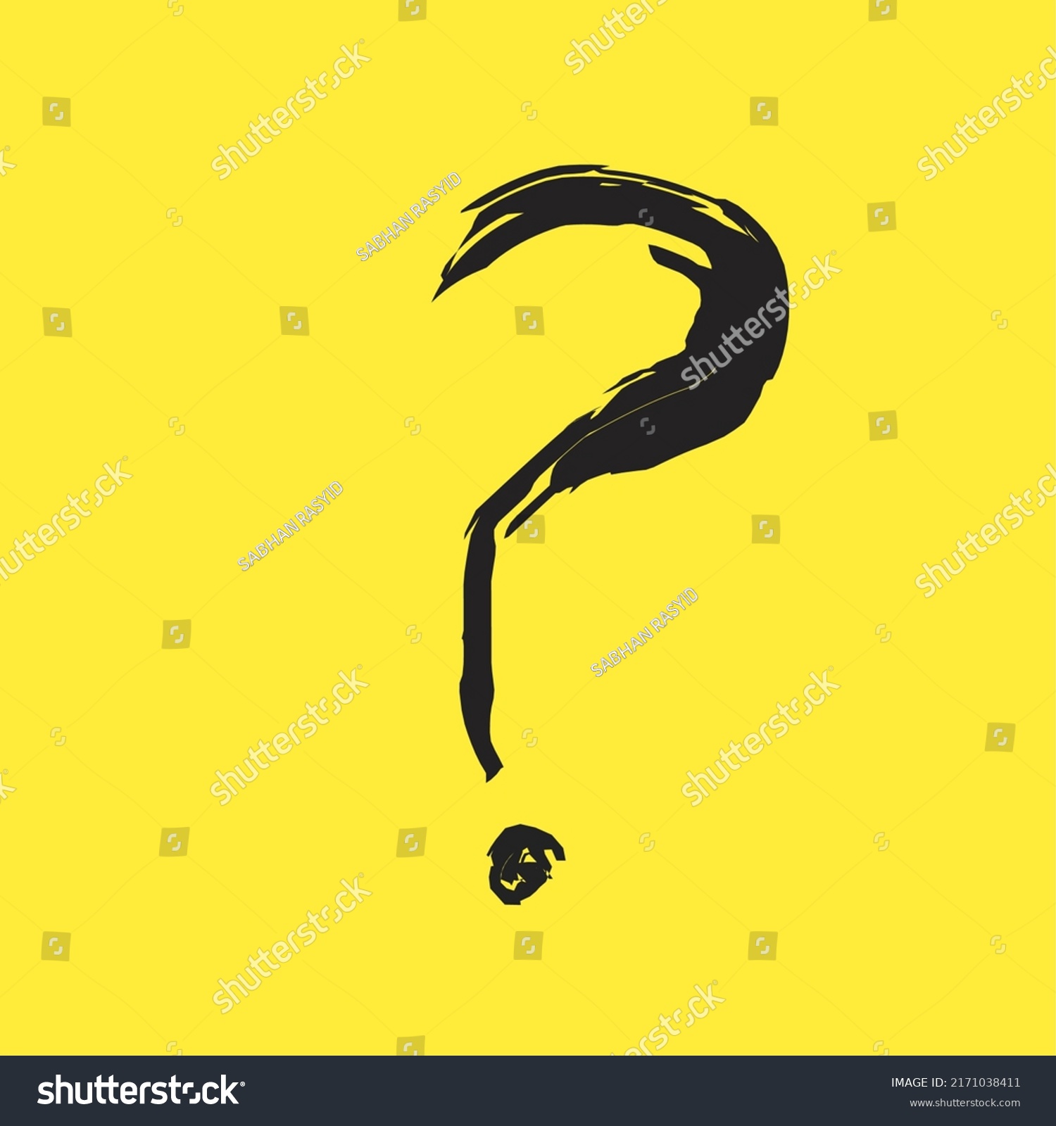 Question Mark Shows High Curiosity Learning Stock Vector (Royalty Free ...