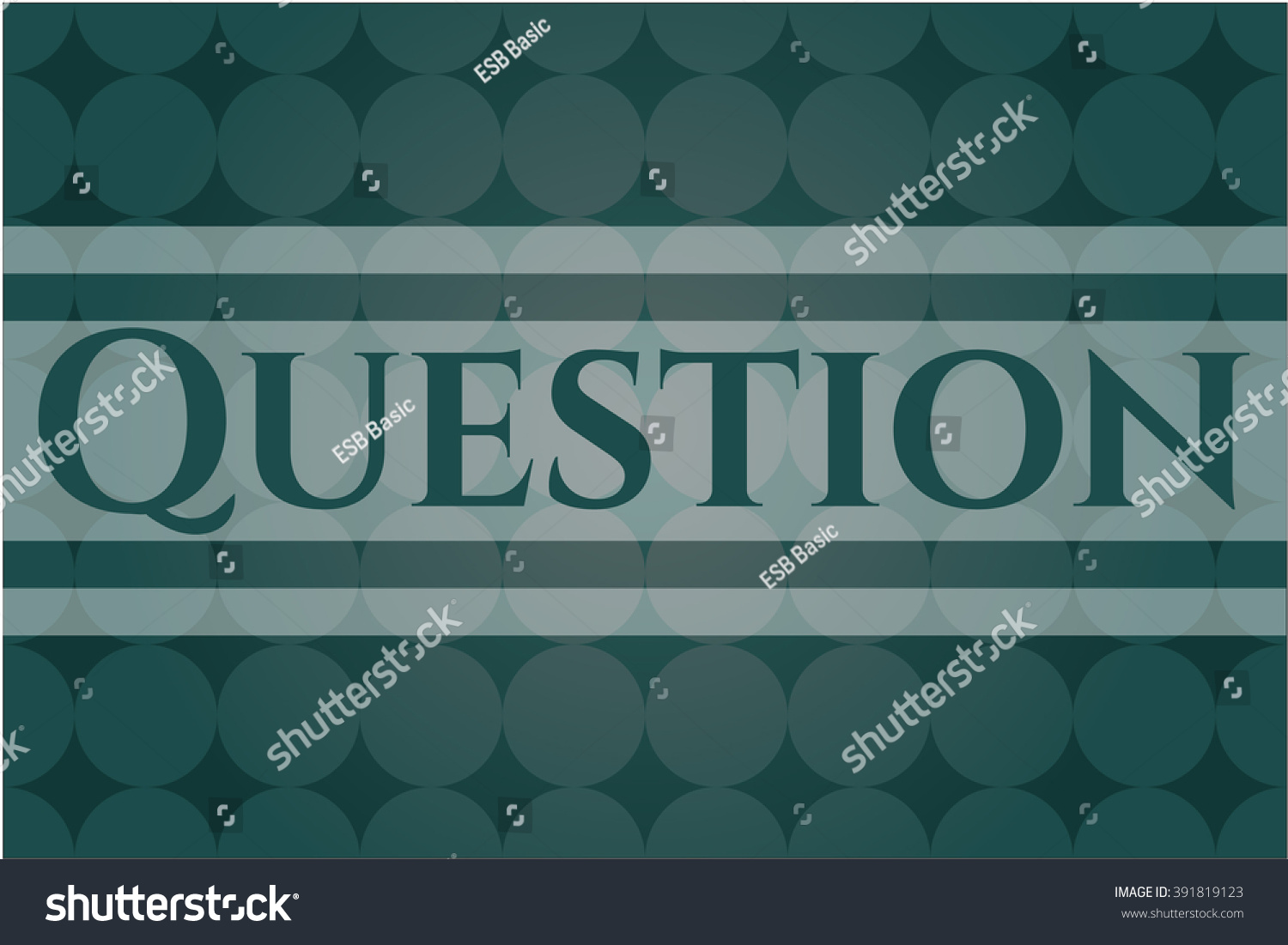 Question Poster Card Stock Vector (Royalty Free) 391819123 | Shutterstock