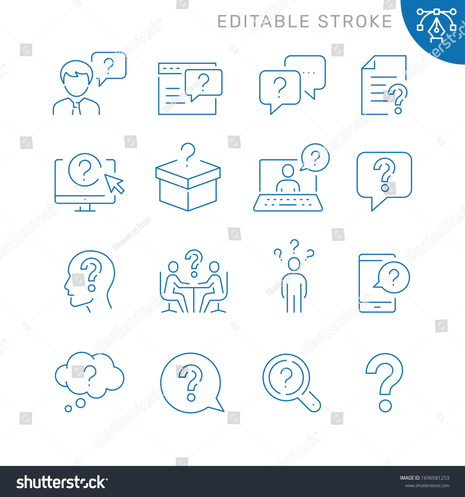 53,091 Pictograma pregunta Stock Illustrations, Images & Vectors ...