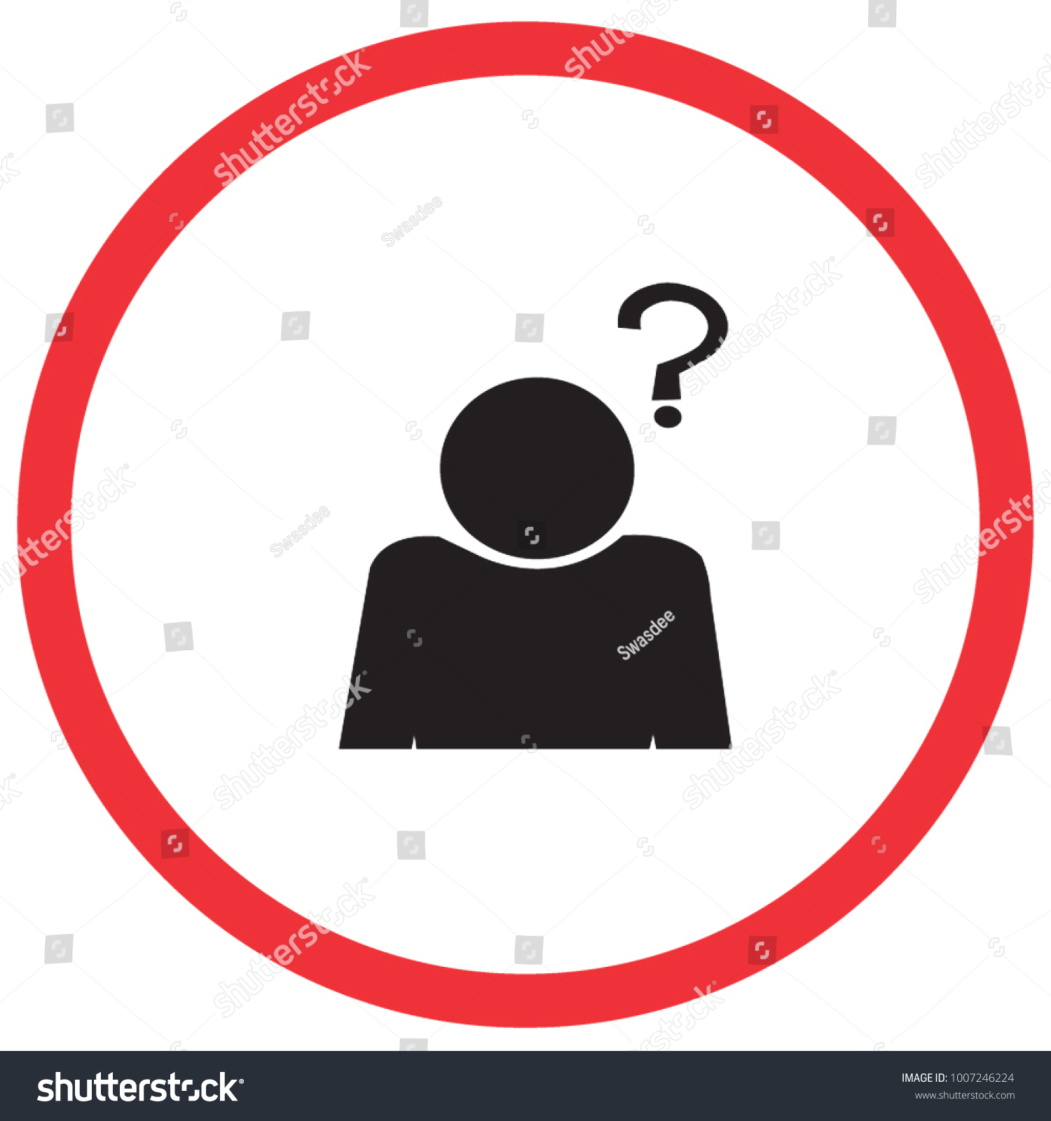 Question Time Sign Warning Symbol Vector Stock Vector (Royalty Free ...