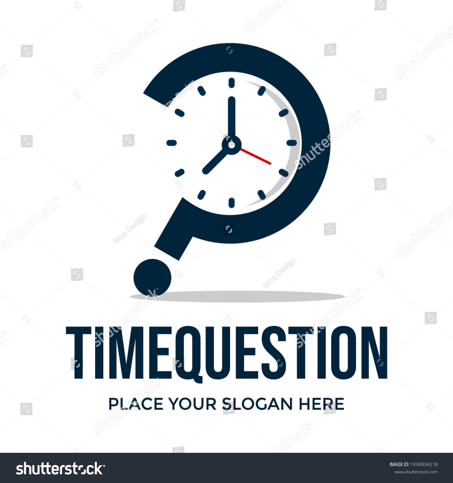 Question Time Vector Logo Template This Stock Vector (Royalty Free ...