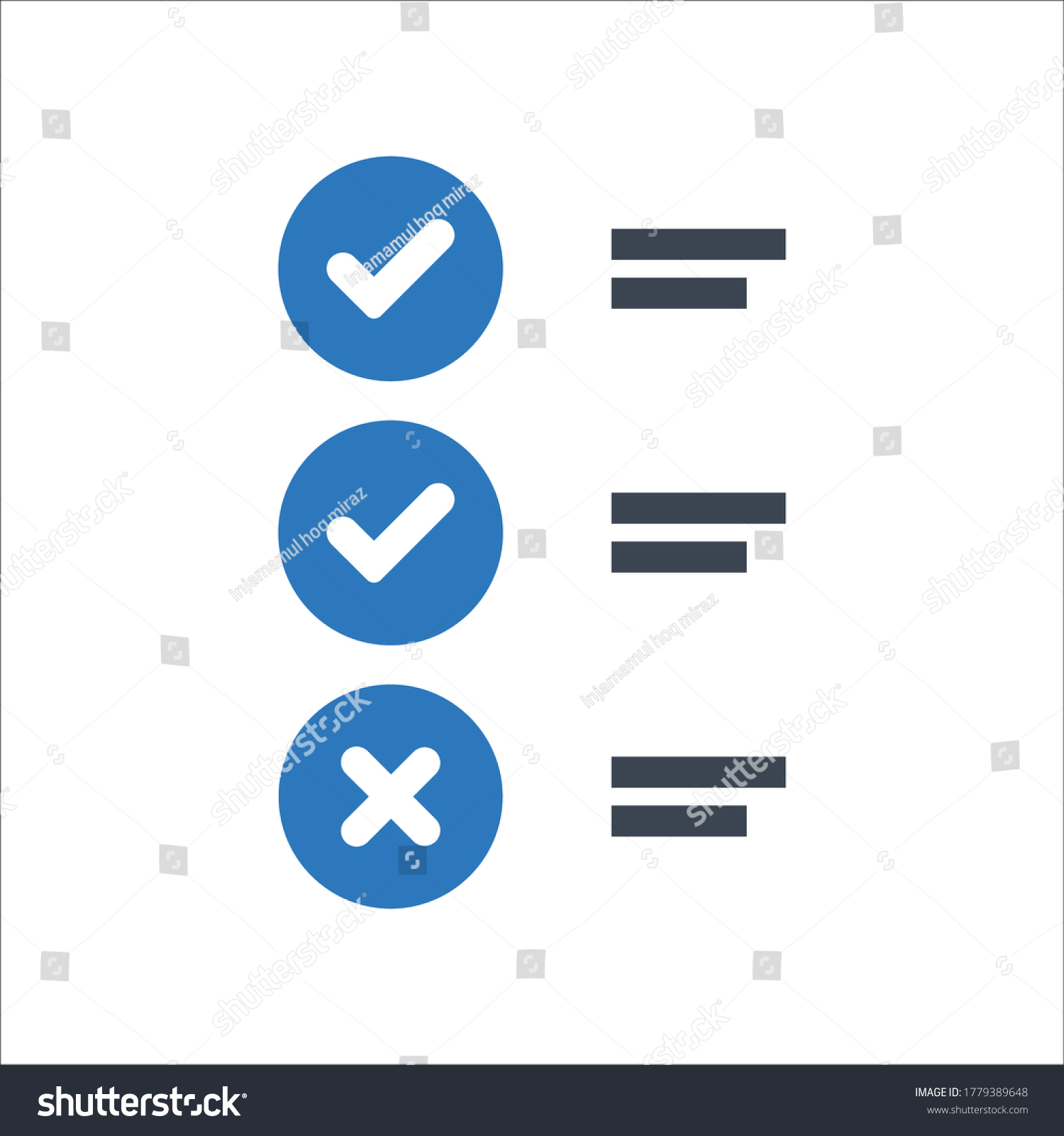 Questionnaire Test Icon Checklist Test Stock Vector (Royalty Free ...