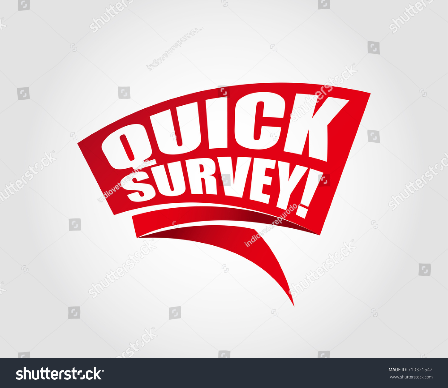 Quick Survey Labels Banners Stock Vector (Royalty Free) 710321542 ...