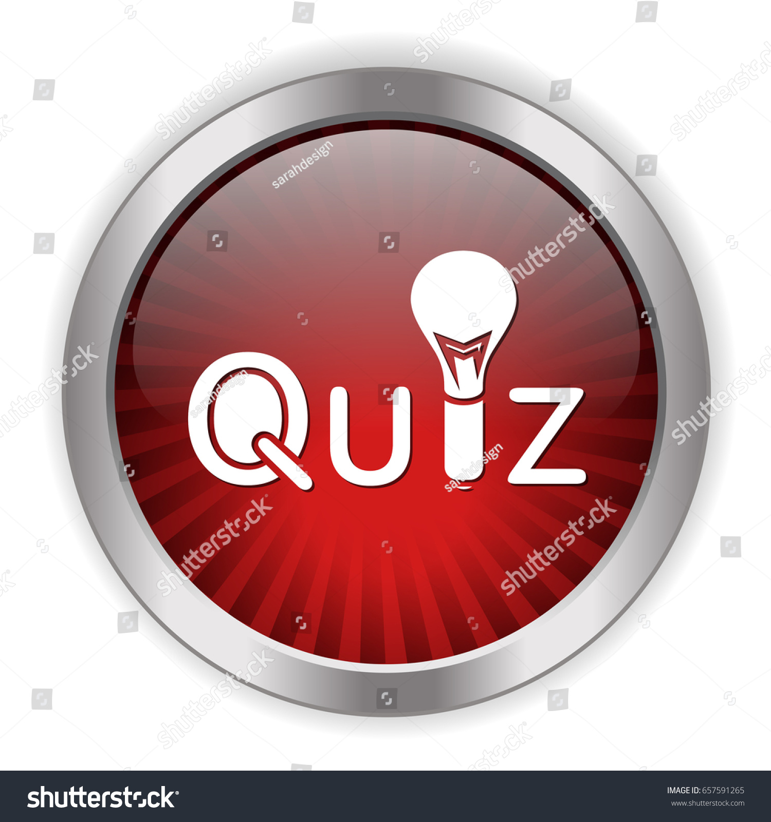 Quiz Lightbulb Icon Stock Vector (Royalty Free) 657591265 | Shutterstock