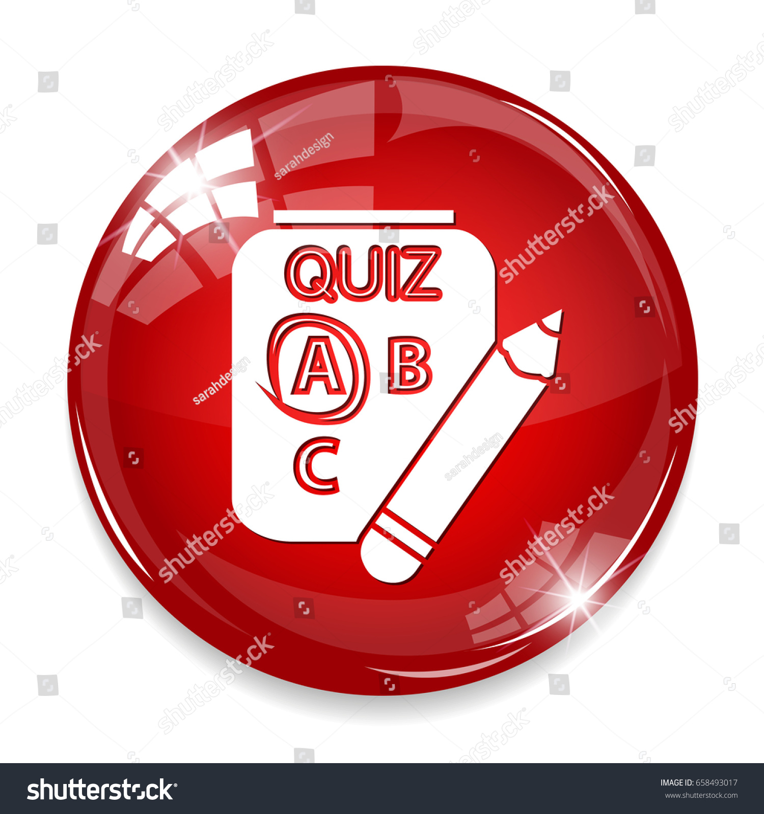 Quiz Test Icon Stock Vector (Royalty Free) 658493017 | Shutterstock
