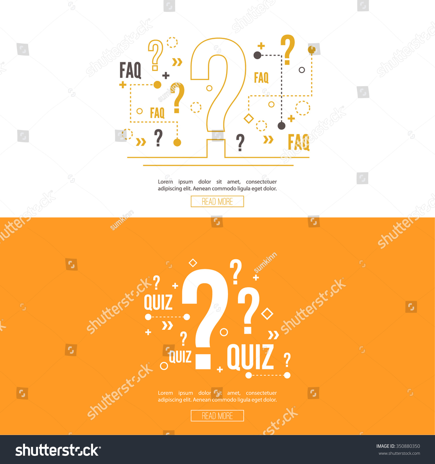 Quiz Vector Background Stock Vector (Royalty Free) 350880350