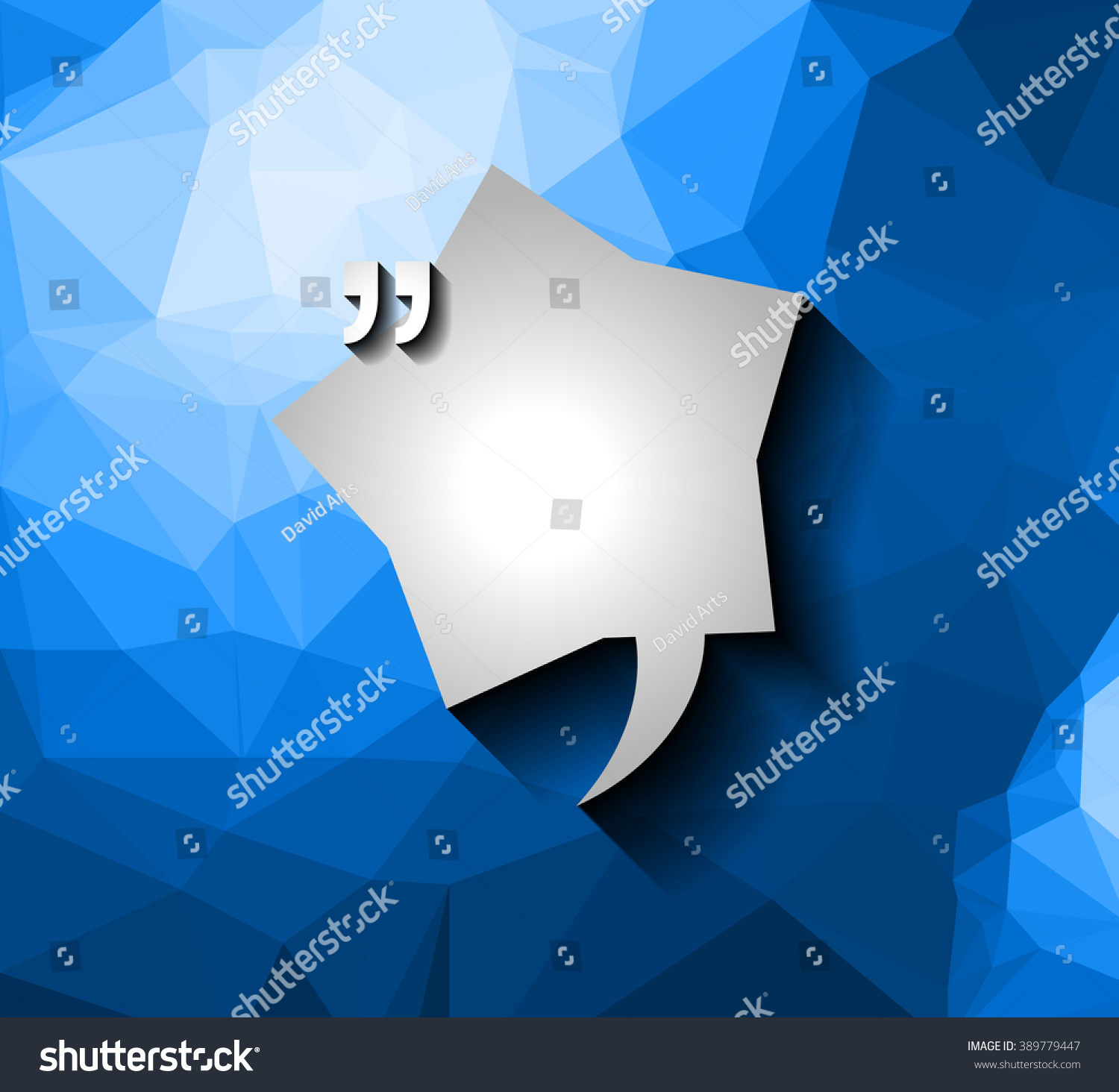 Quotation Mark Frames Set Flat Style Stock Vector (Royalty Free ...