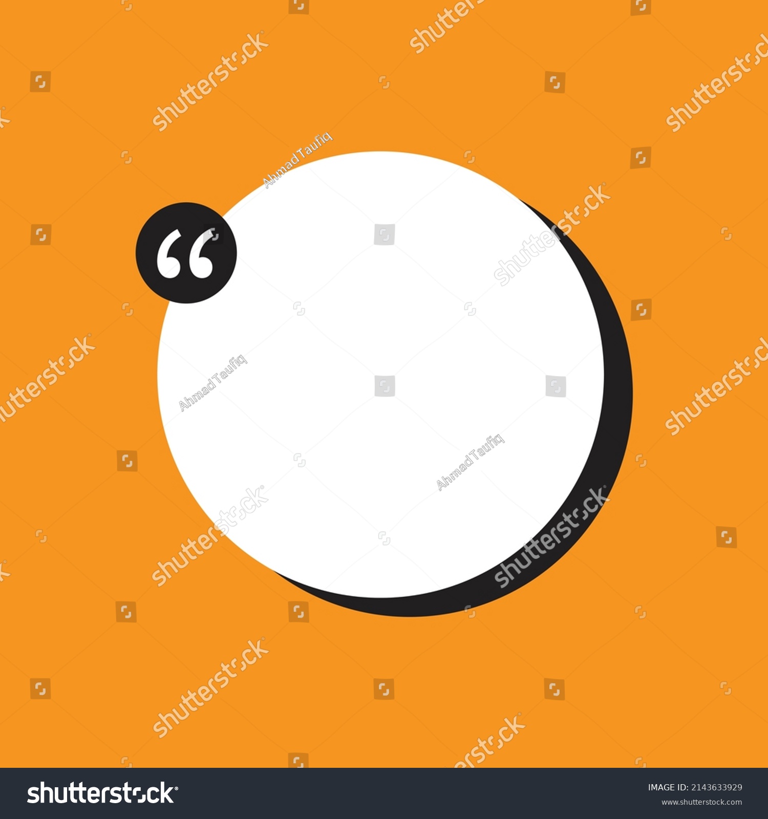 Quote Frames Blank Templates Text Brackets Stock Vector (Royalty Free ...