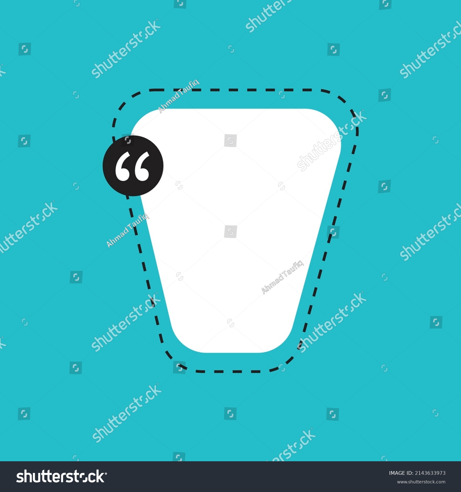 Quote Frames Blank Templates Text Brackets Stock Vector (Royalty Free ...