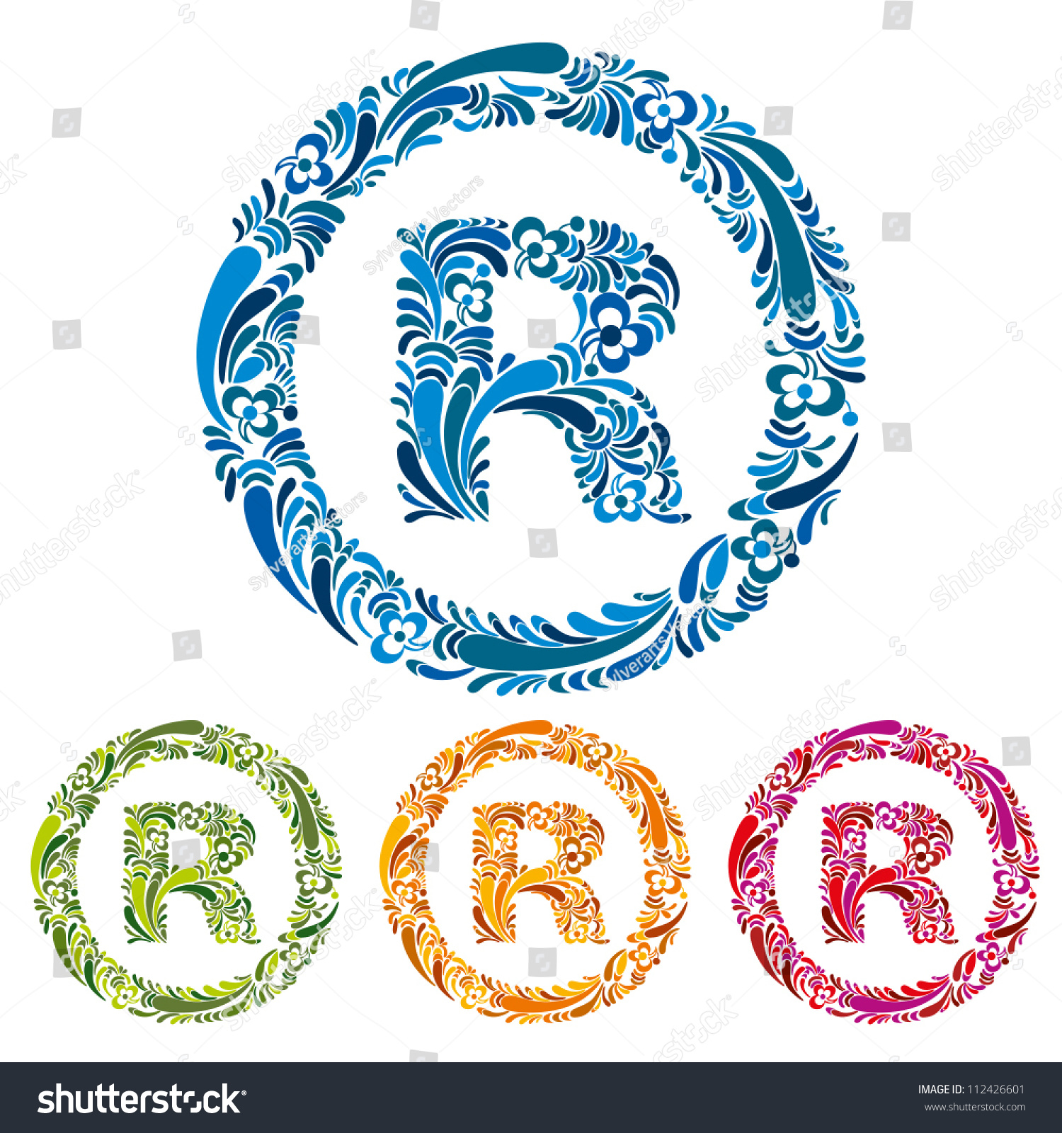 R Symbol, Vector Illustration. - 112426601 : Shutterstock