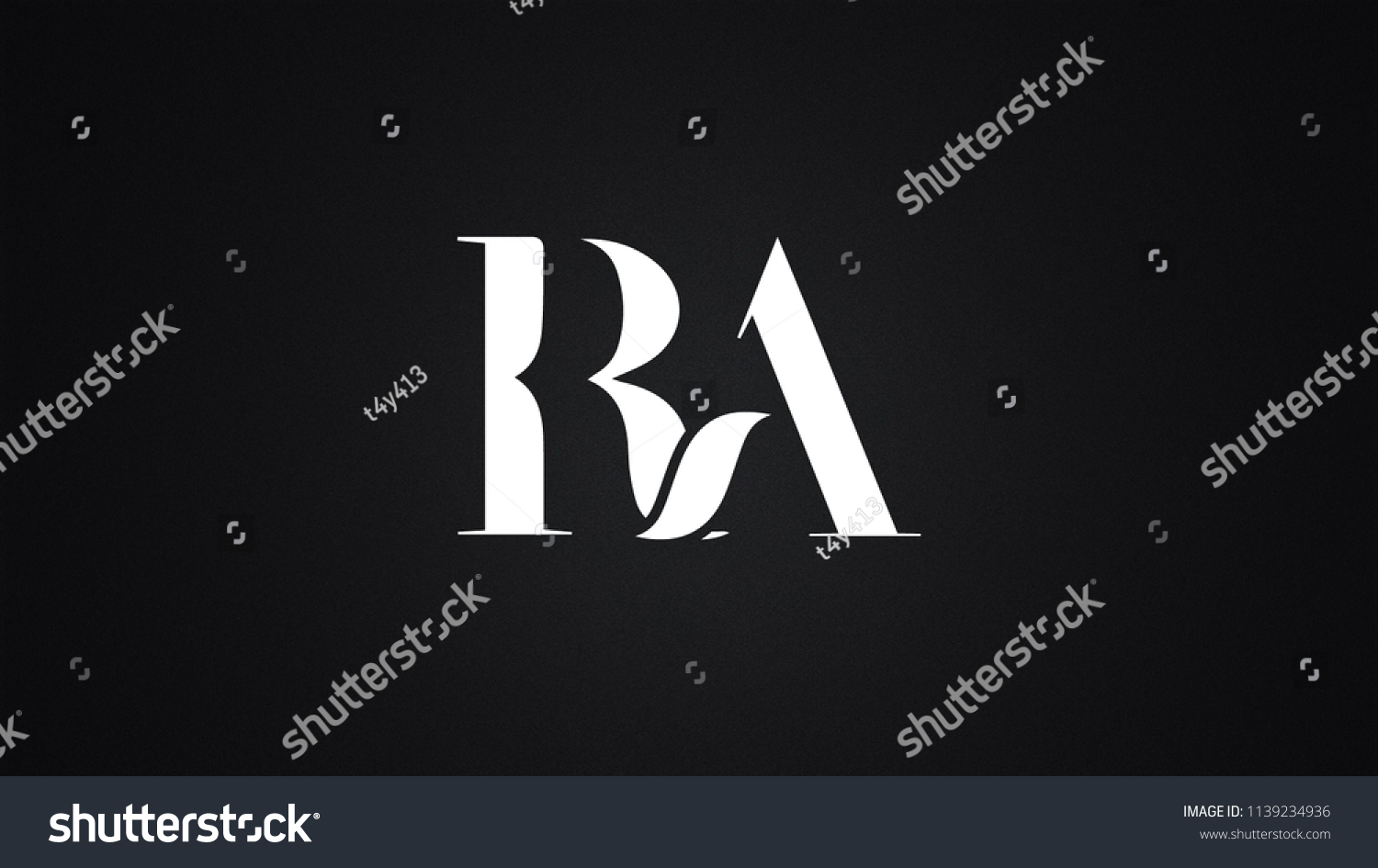 Ra Letter Logo Design Template Vector 库存矢量图（免版税）1139234936 | Shutterstock
