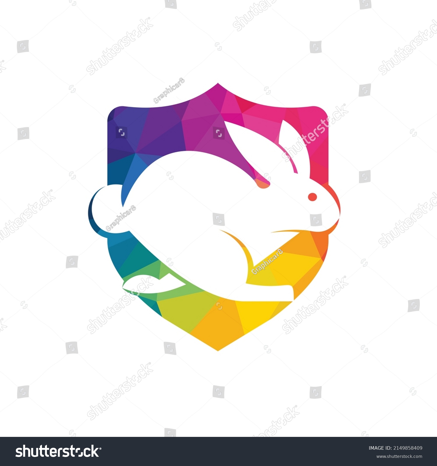 Création de logos vectoriels de lapin. : image vectorielle de stock ...