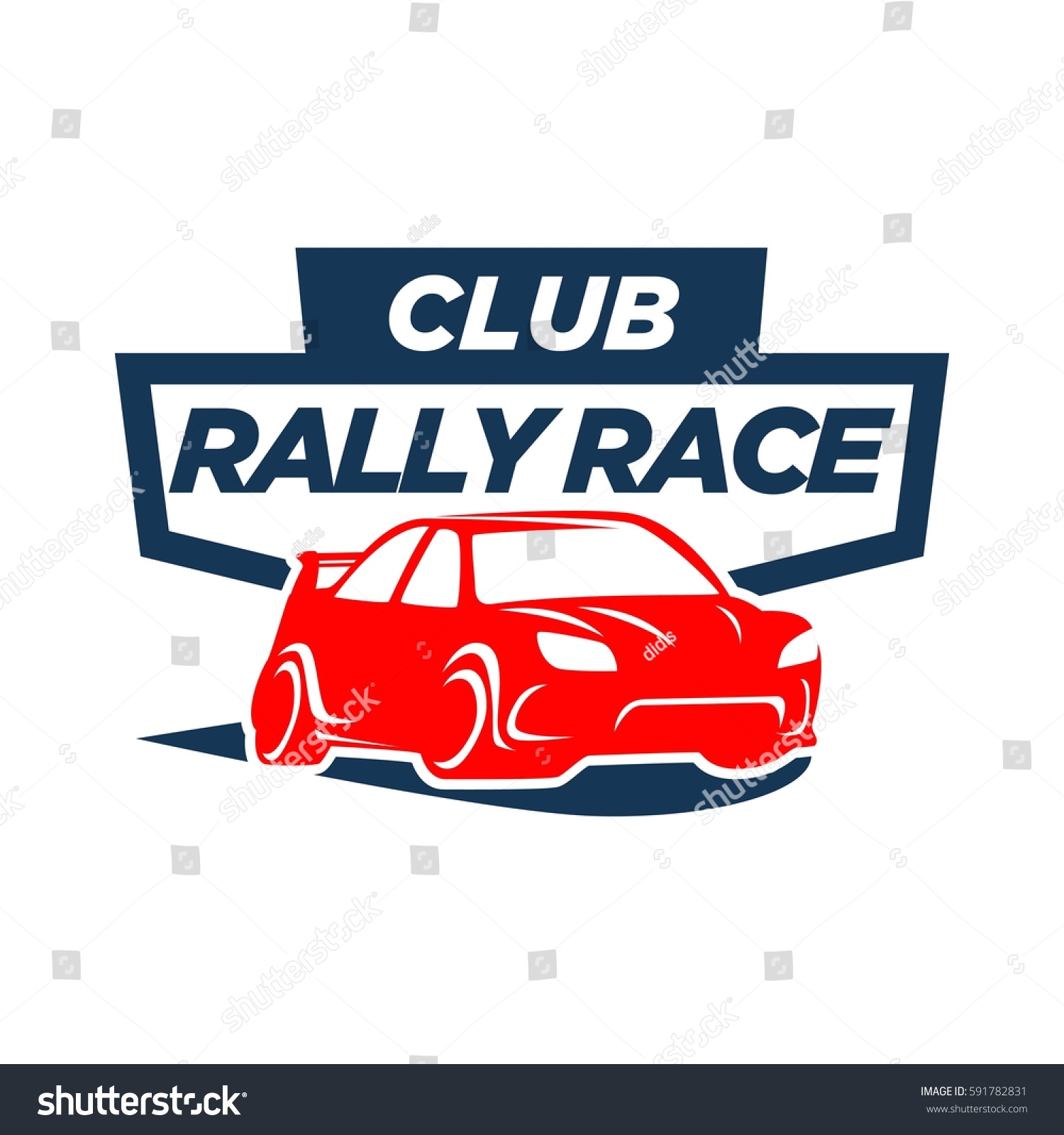 Race Car Logo: vector de stock (libre de regalías) 591782831 | Shutterstock