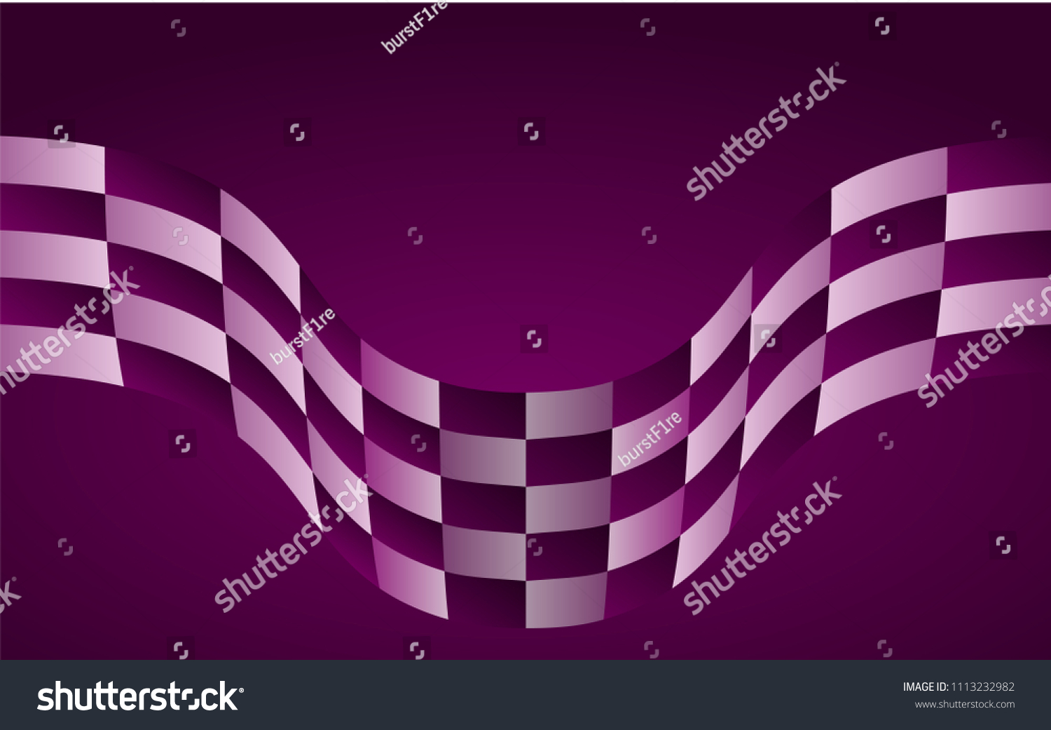 Race Flag Checkered Waving Flag Background Stock Vector (Royalty Free ...