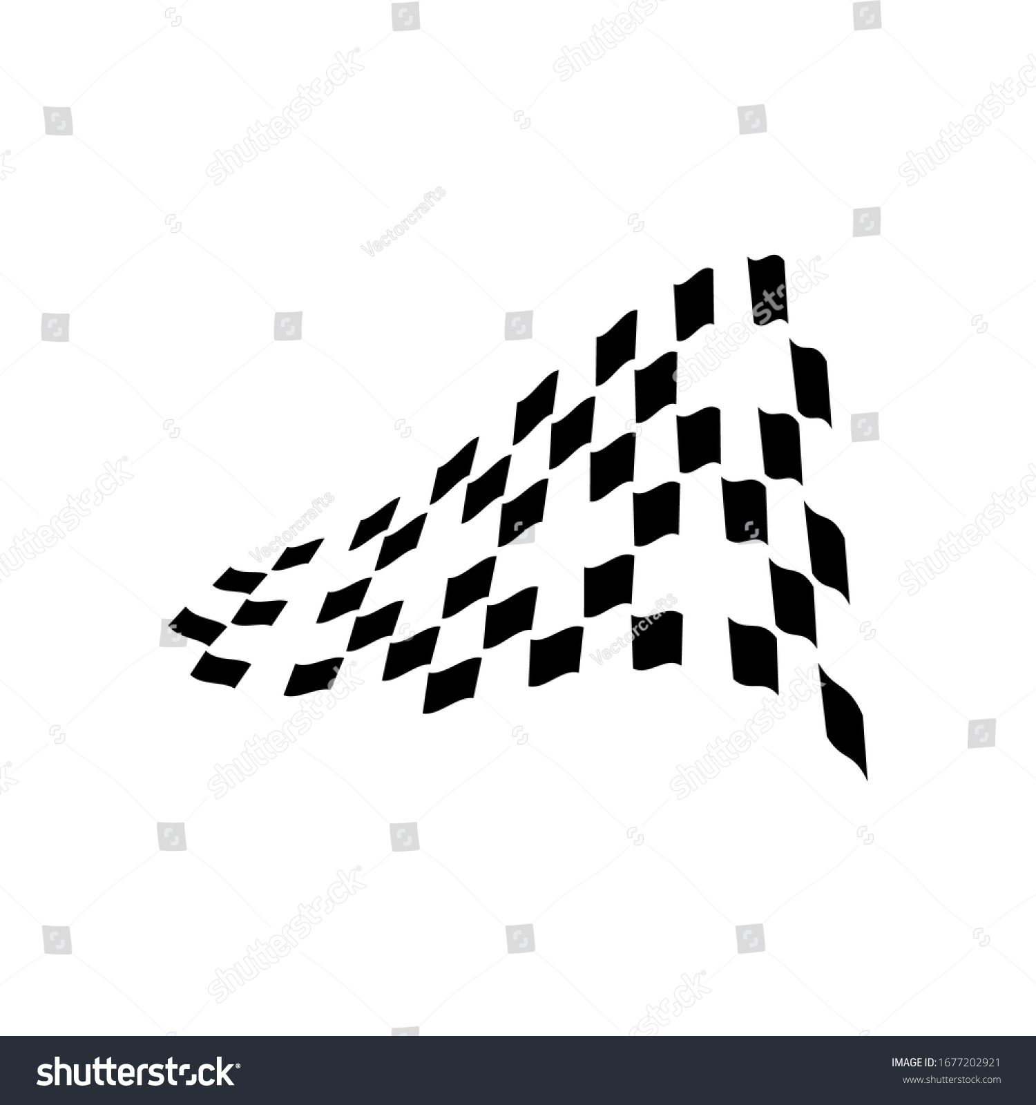 Race Flag Graphic Design Template Vector Stock Vector (Royalty Free ...