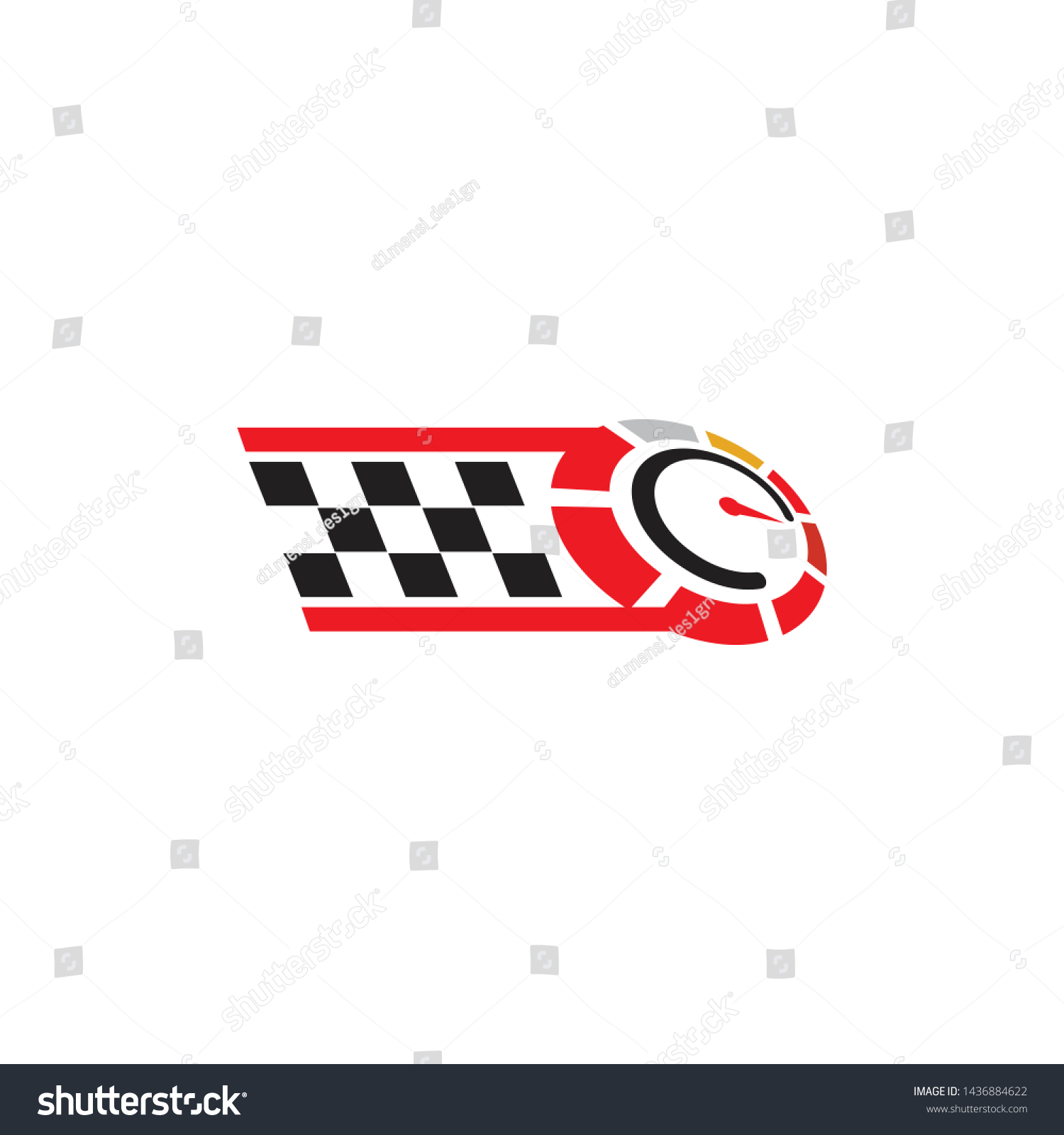 Race Flag Logo Design Vector Template: เวกเตอร์สต็อก (ปลอดค่าลิขสิทธิ์ ...
