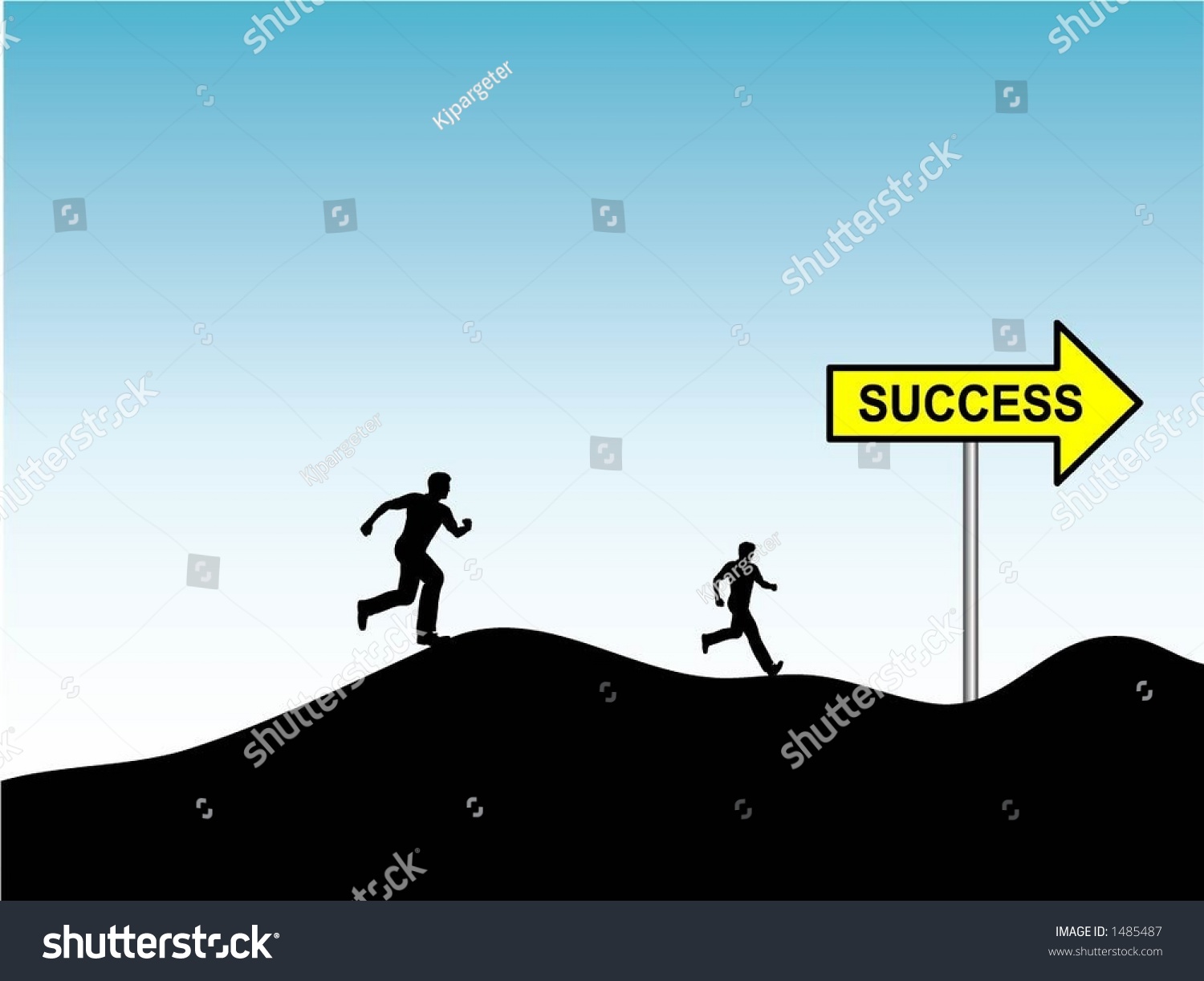 Race Success Vector Stock Vector (Royalty Free) 1485487