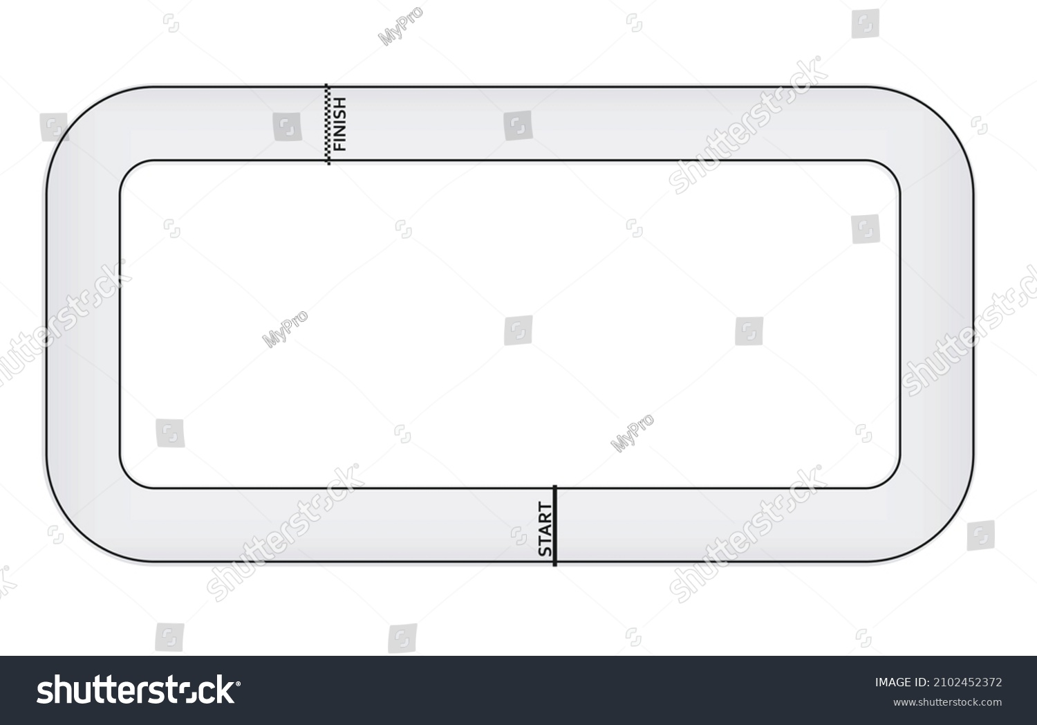 Race Track Game Vector Illustration Stock Vector (Royalty Free ...