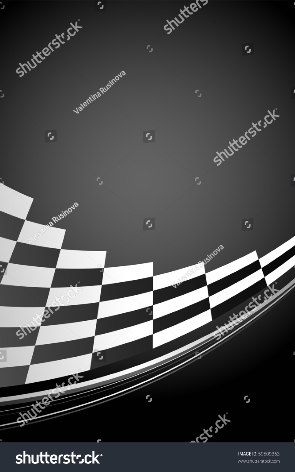 Racing Banner Stock Vector (Royalty Free) 59509363