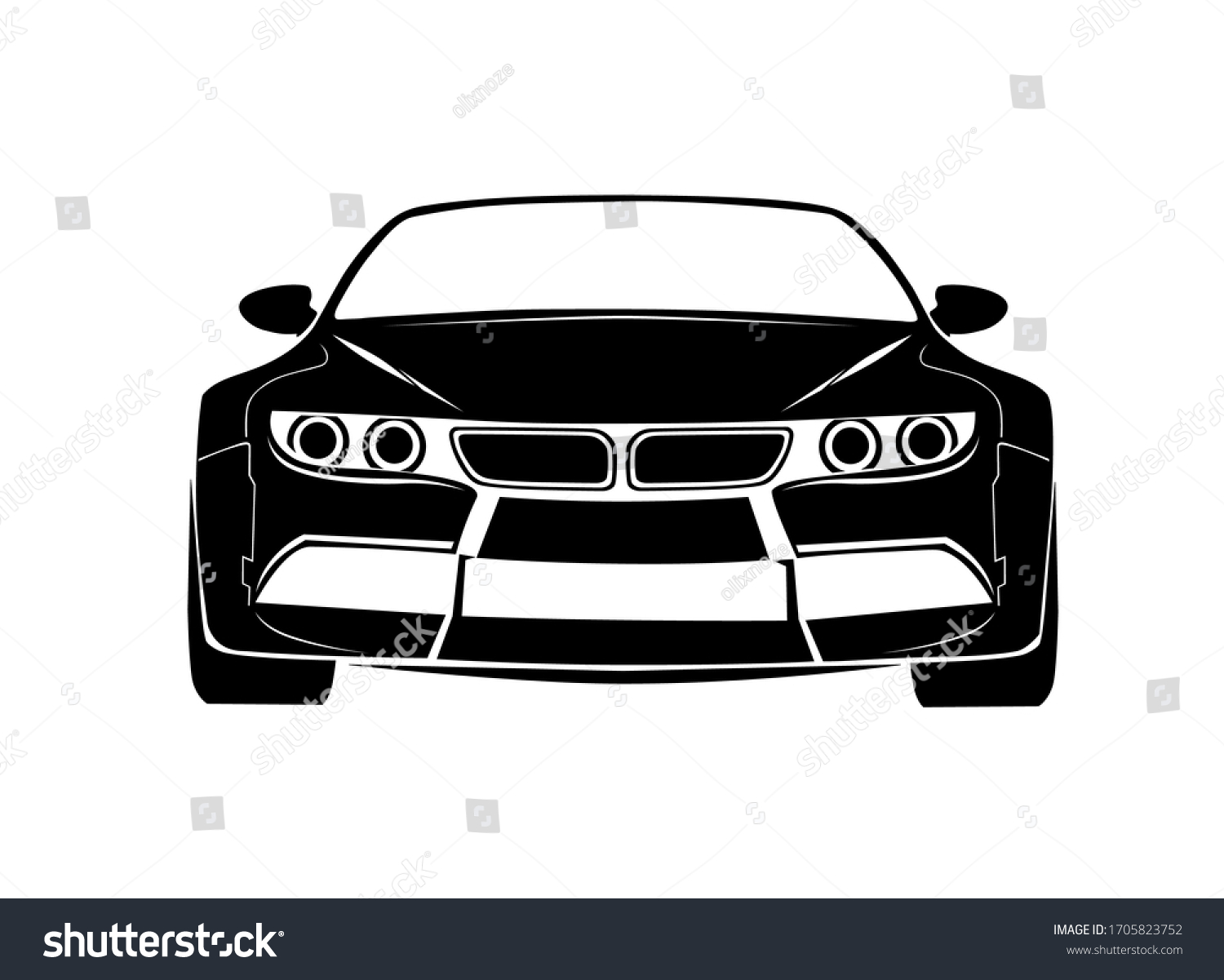 Racing Car Speed Vector High Stock Vector (Royalty Free) 1705823752