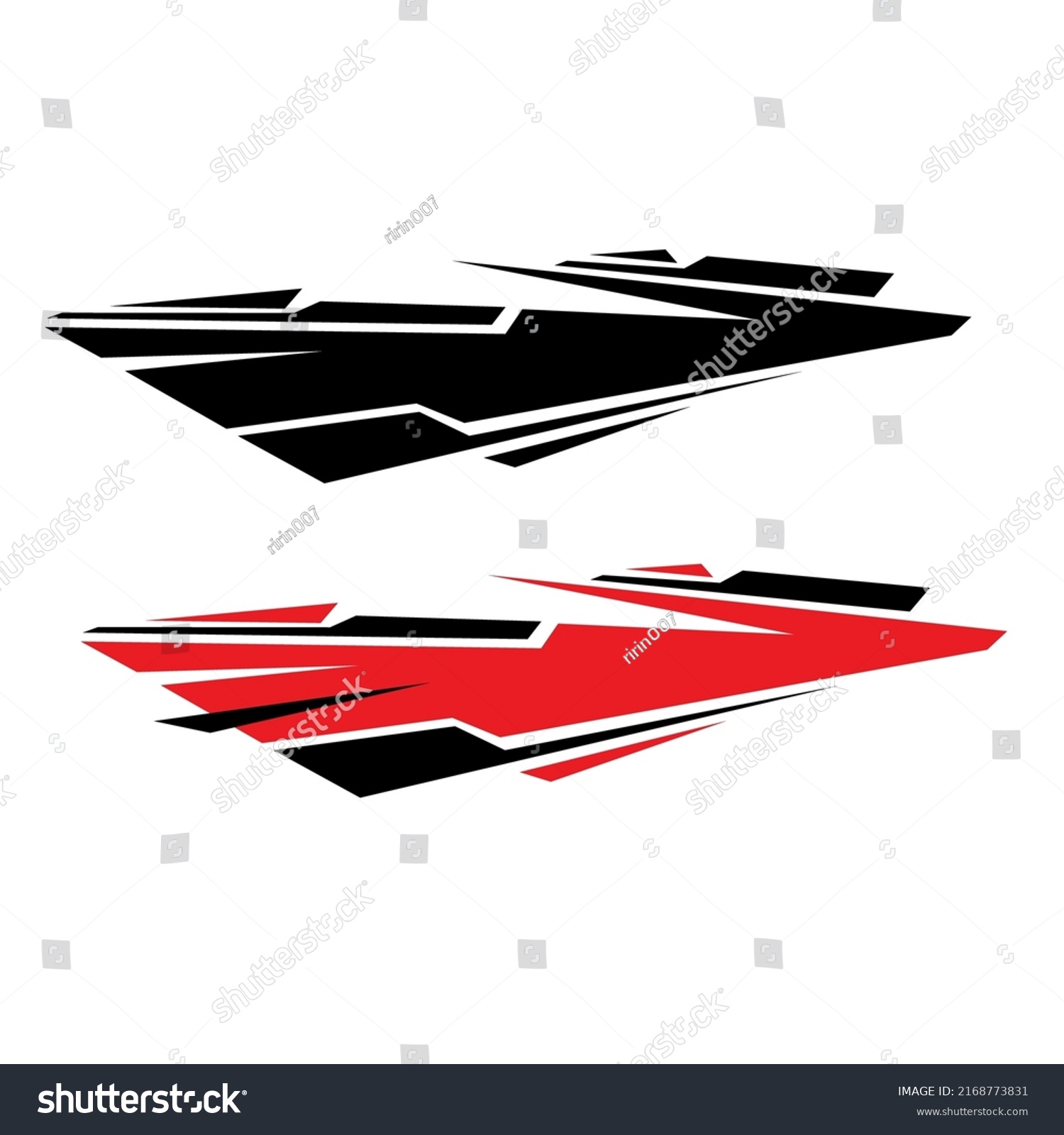 Racing Car Template Sticker Design Vector Stock Vector (Royalty Free ...