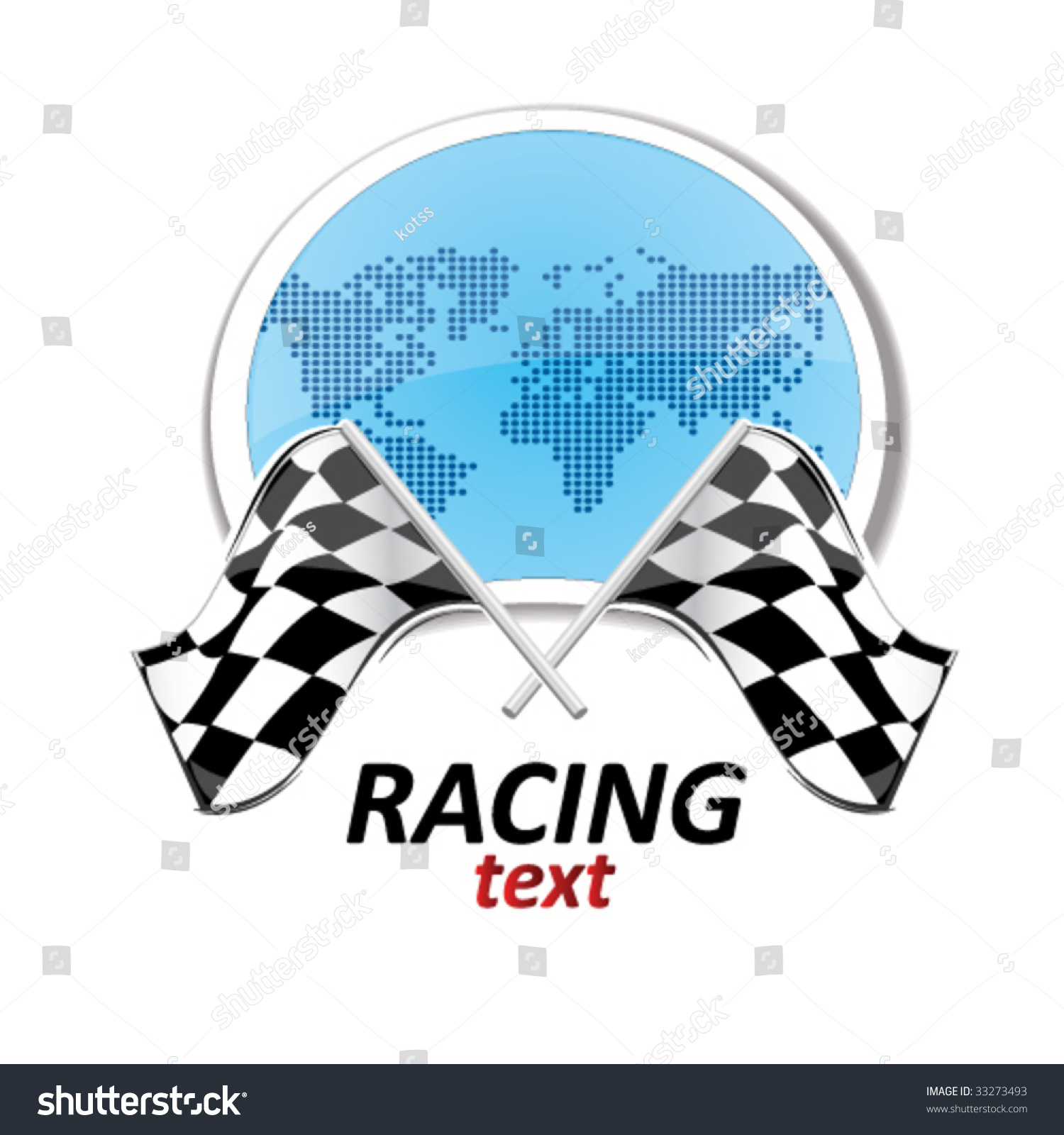 Racing Sign 2 Stock Vector (Royalty Free) 33273493 | Shutterstock