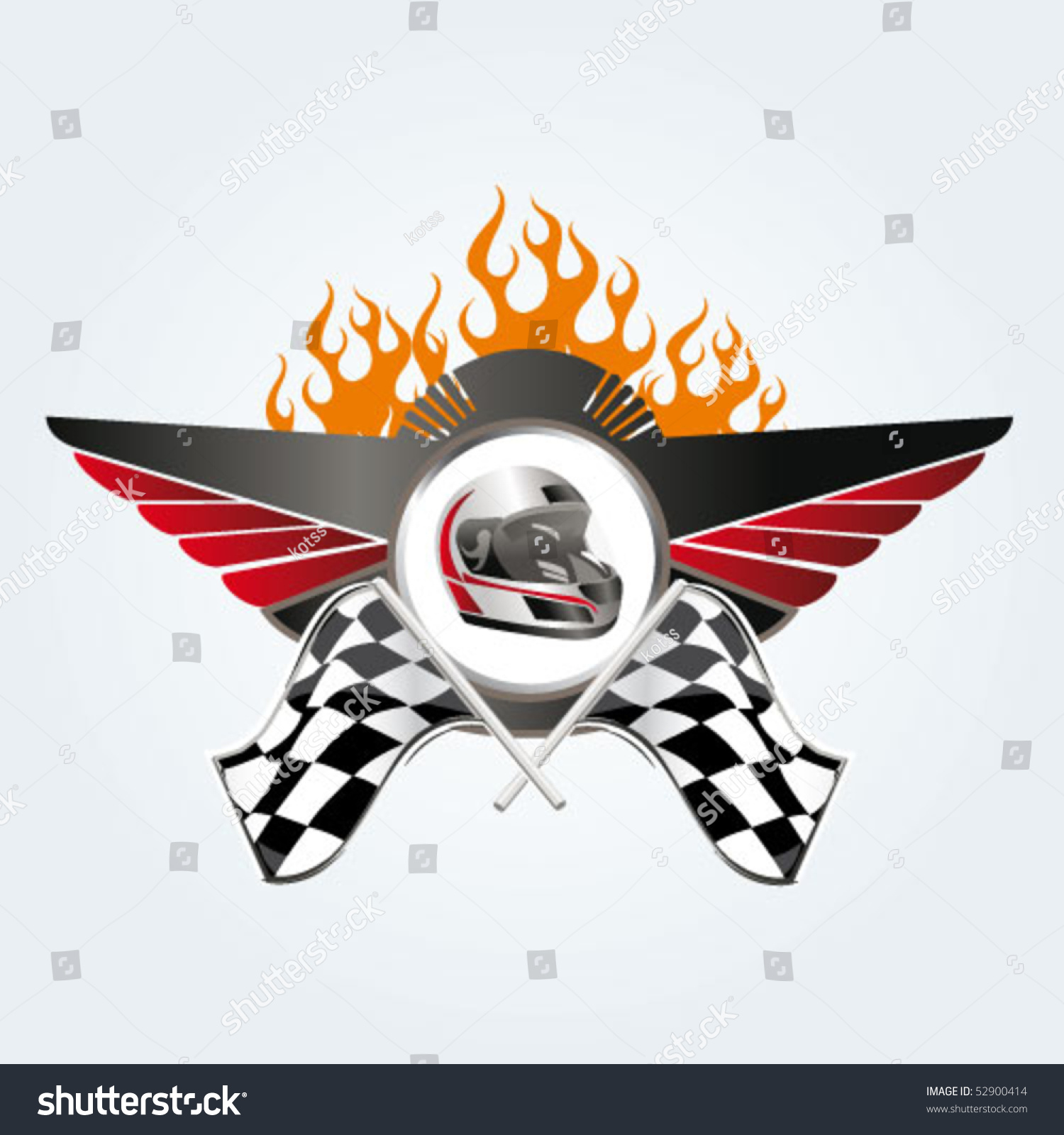 Racing Sign Stock Vector (Royalty Free) 52900414
