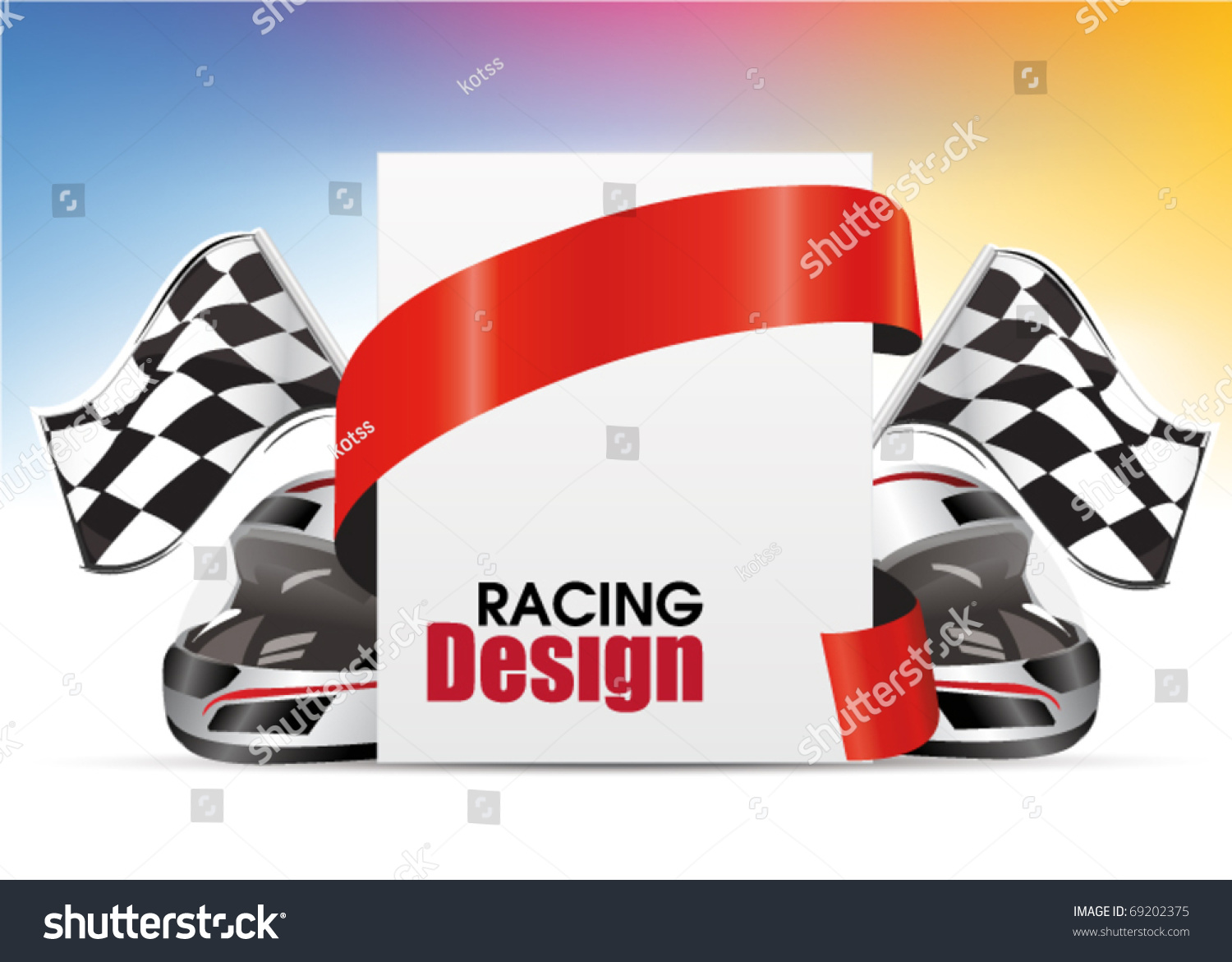 Racing Sign Stock Vector (Royalty Free) 69202375 | Shutterstock