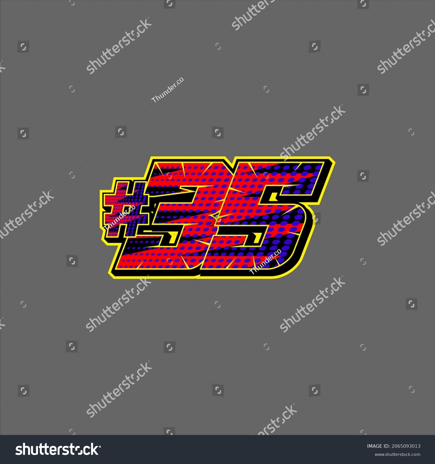 Racing Start Number Vector Easy Editable Stock Vector (Royalty Free ...