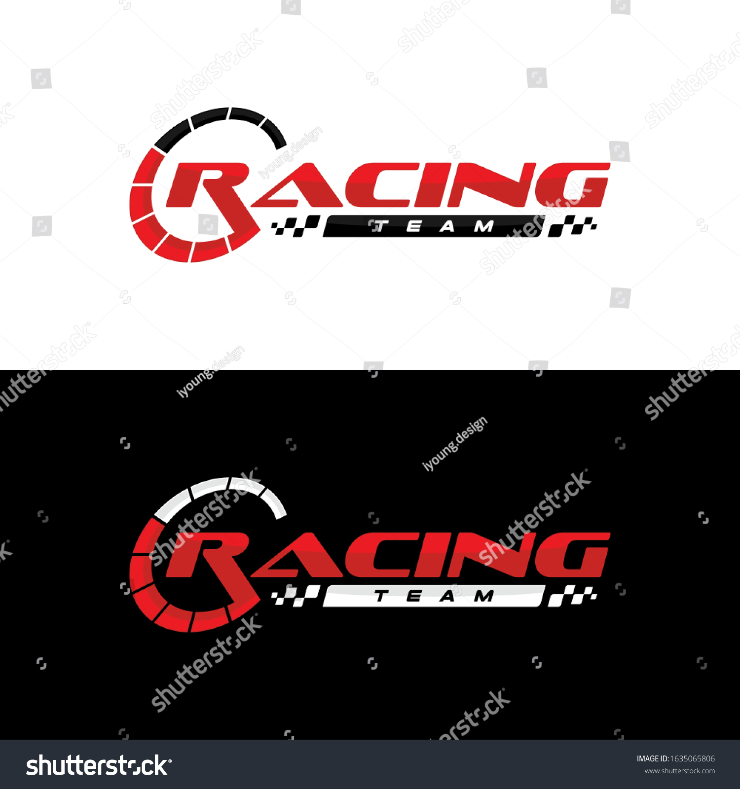 Racing Team Logo Vector Eps 10: vector de stock (libre de regalías ...
