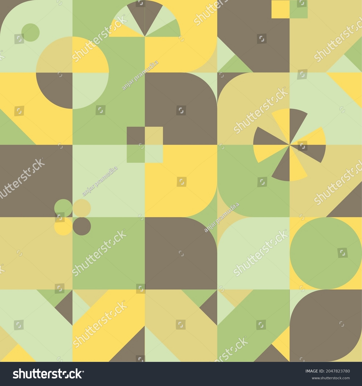 Ractangle Circle Geometric Vector Memphis Design Stock Vector (Royalty ...