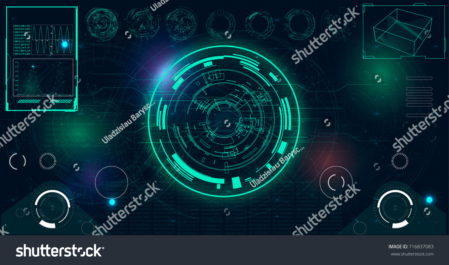 Radar Screen Vector Illustration Your Design Stock Vector (Royalty Free ...