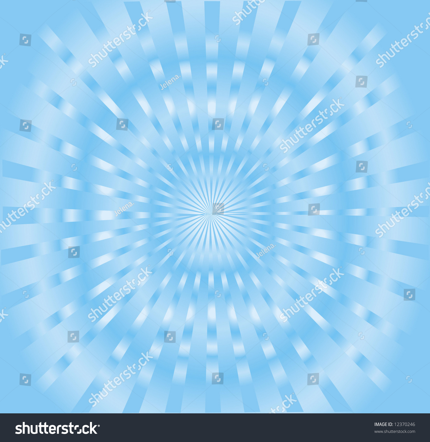 Radial Abstract Blue Background Vector Stock Vector (Royalty Free) 12370246