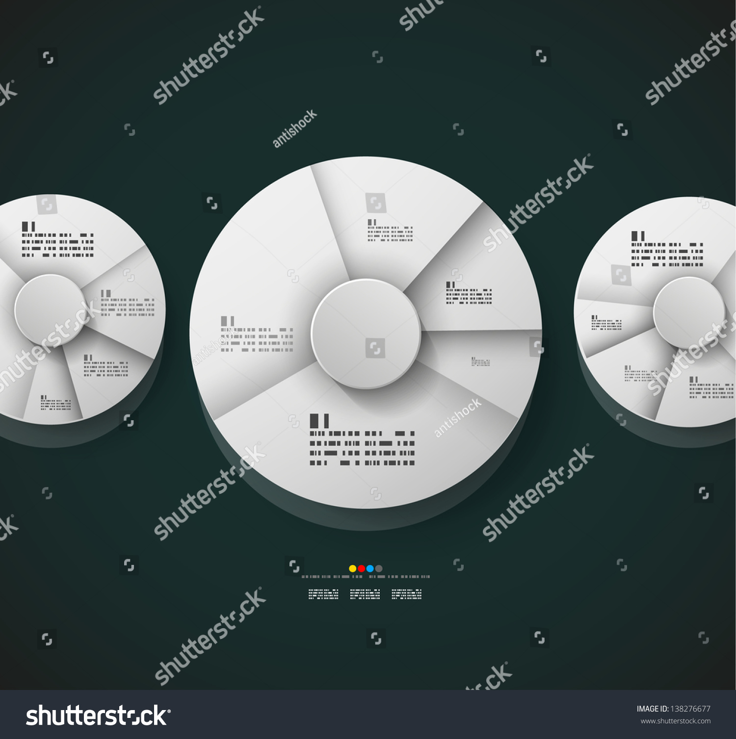 Radial Diagram Design Template Vector Stock Vector (Royalty Free) 138276677