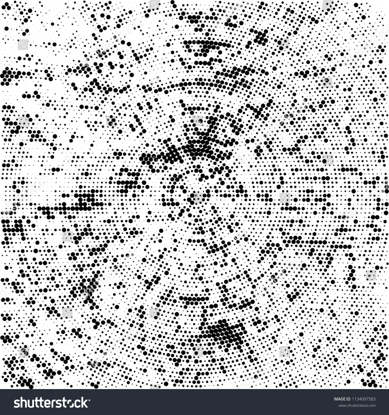 Radial Halftone Texture Black White Stock Vector (Royalty Free ...