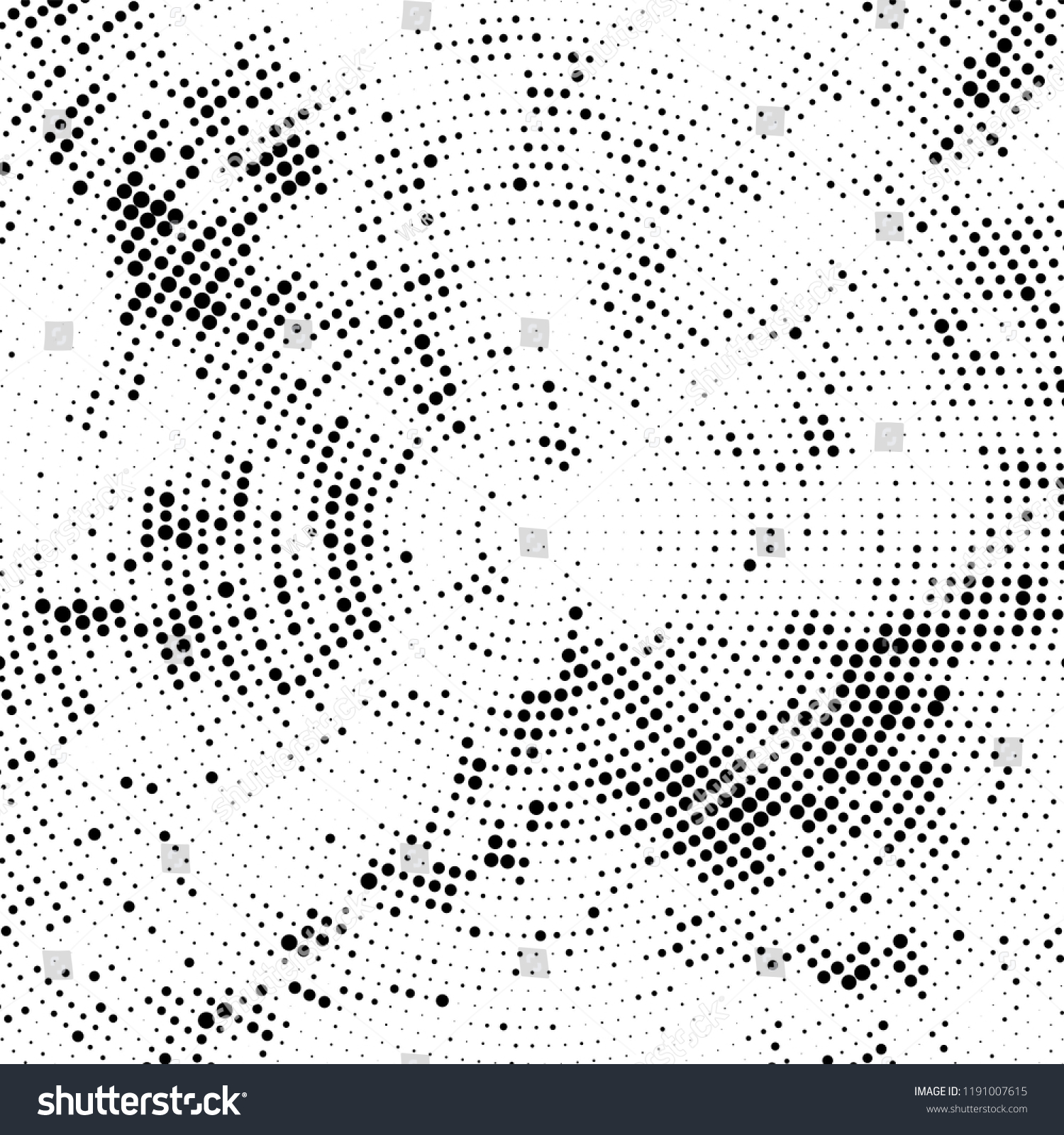 Radial Halftone Texture Black White Vector Stock Vector (Royalty Free ...