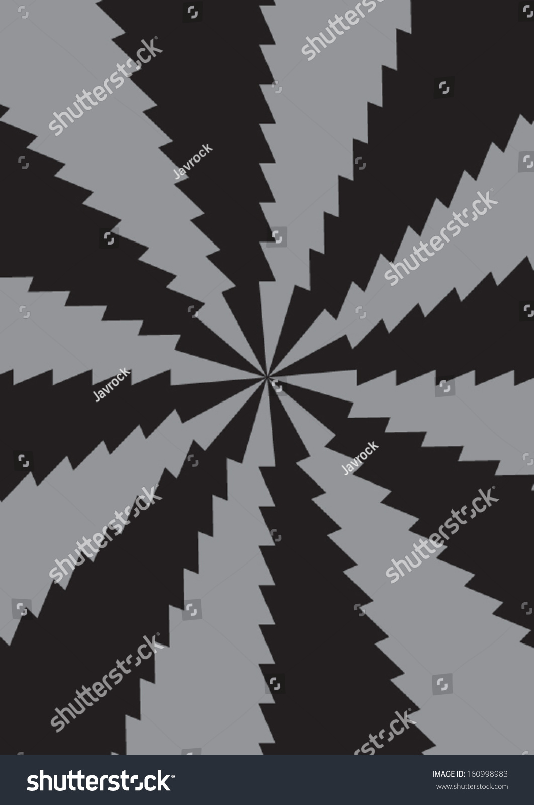 Radial Ray Black Gray Stock Vector (Royalty Free) 160998983