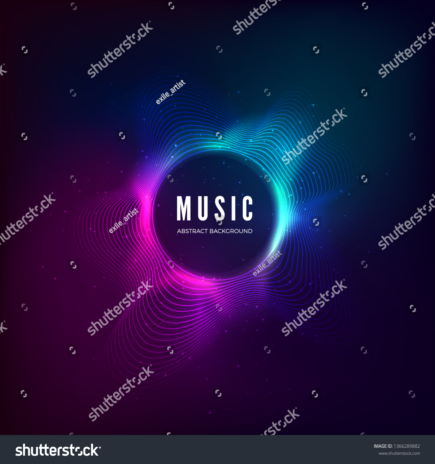 Radial Sound Wave Curve Light Particles Stock Vector (Royalty Free ... Radial Sound Wave Curve Light Particles Stock Vector (Royalty Free ...