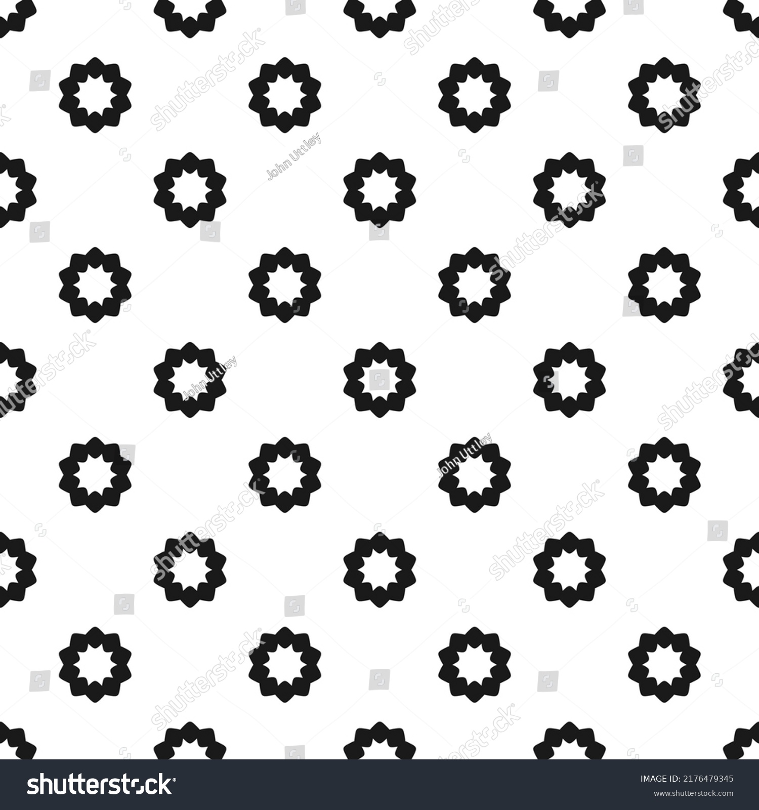 Radial Squircle Rounded Squares Sun Pattern Stock Vector (Royalty Free ...