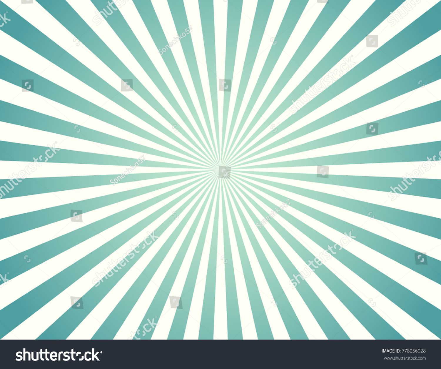 Stock vektor „Radial Sun Rays Blue Sunburst Pattern“ (bez autorských ...