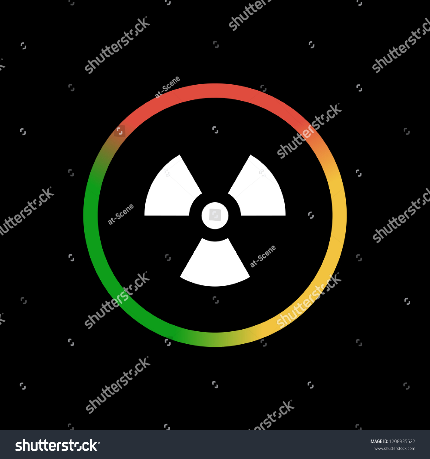 Radiation App Icon Stock Vector (Royalty Free) 1208935522 | Shutterstock
