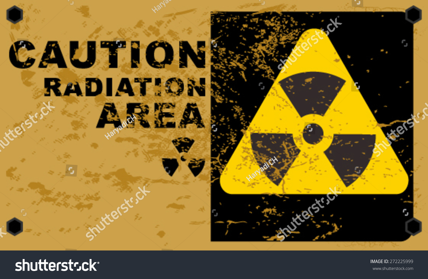 Radiation Sign Stock Vector (Royalty Free) 272225999 | Shutterstock