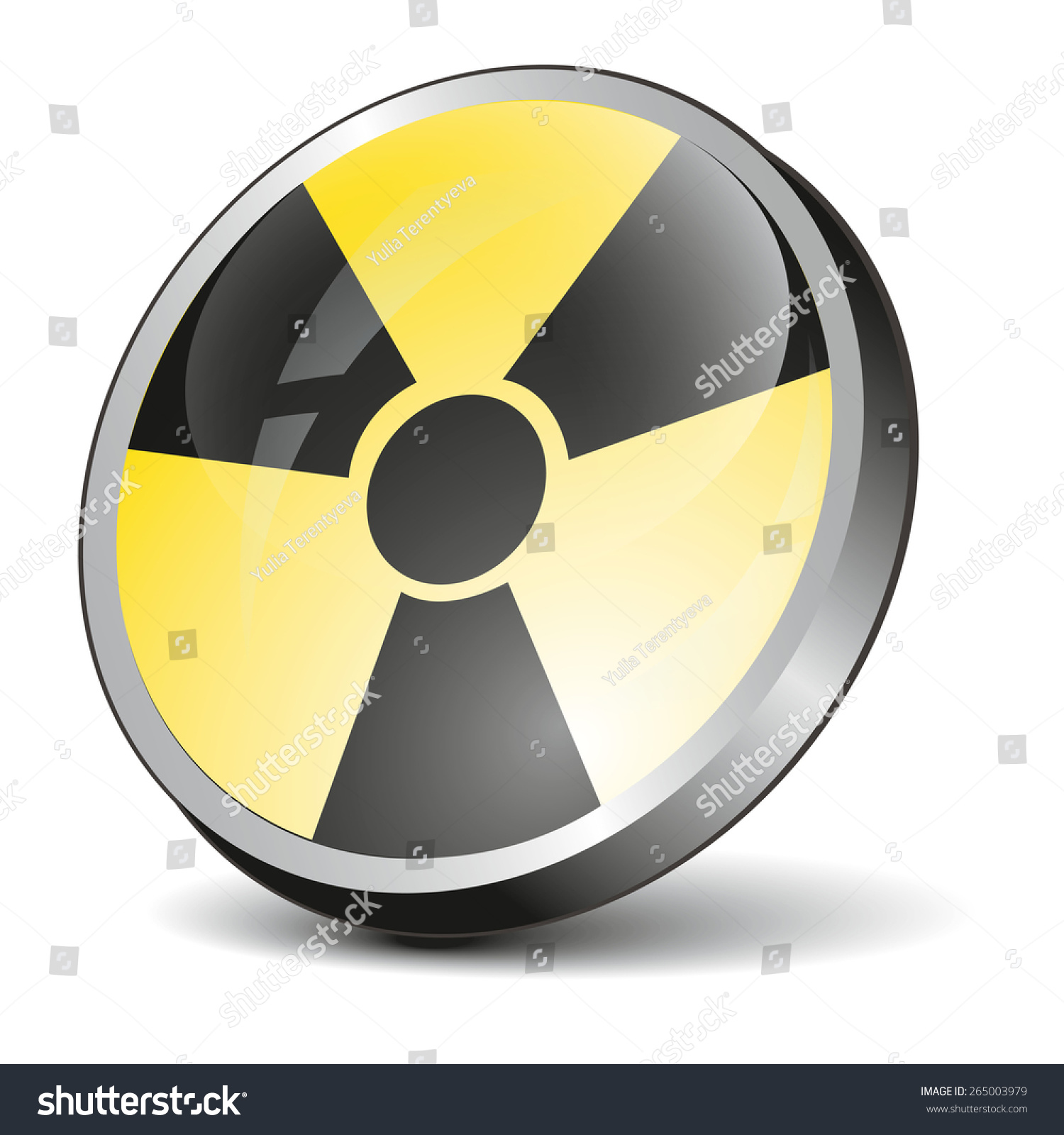 Radiation Symbol Icon Stock Vector (Royalty Free) 265003979 | Shutterstock