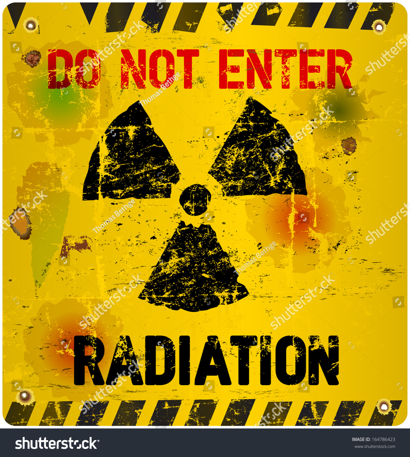 Radiation Warning Vector Illustration: เวกเตอร์สต็อก (ปลอดค่าลิขสิทธิ์ ...