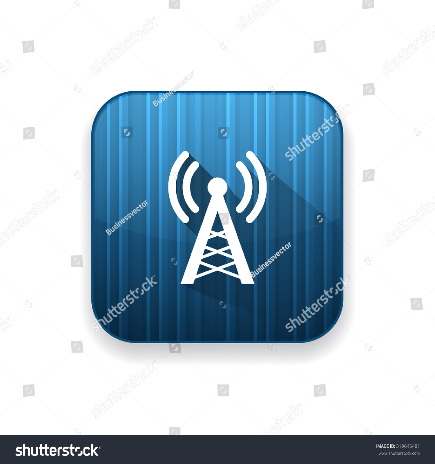 Radio Tower Icon Stock Vector (Royalty Free) 319645481 | Shutterstock