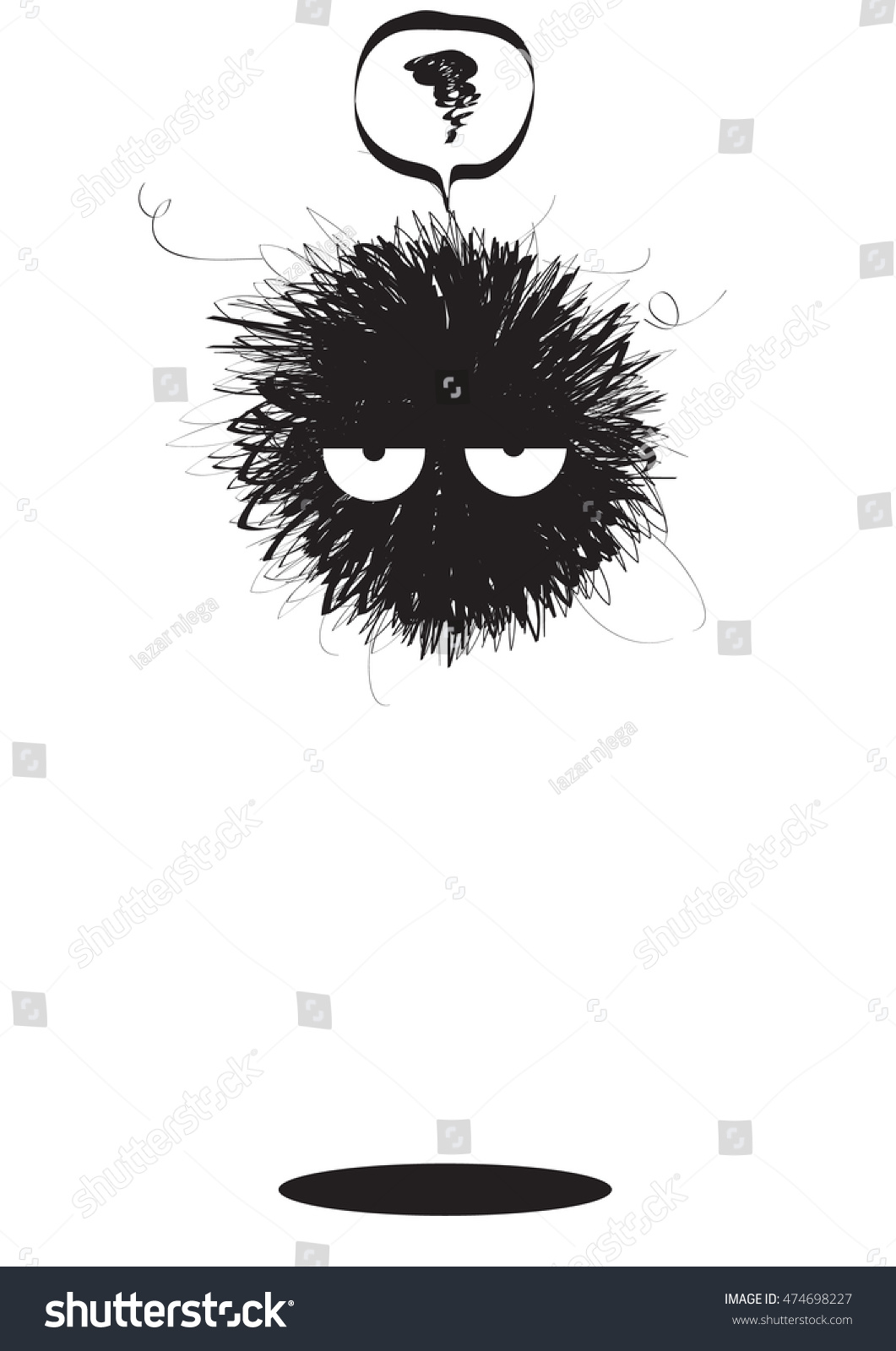 Ragged Cartoon Character Stock Vector (Royalty Free) 474698227