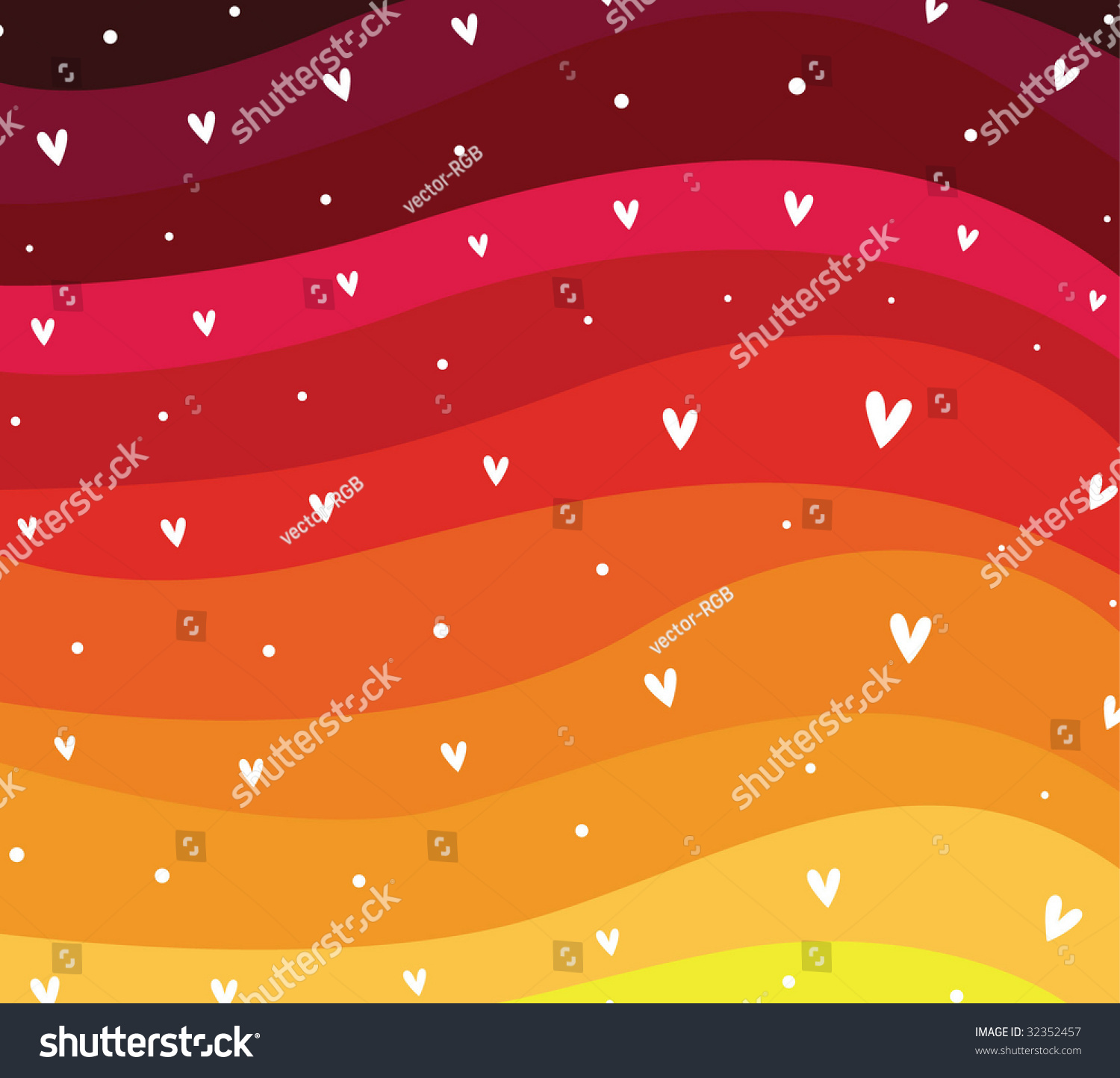 Rainbow Background Design Stock Vector (Royalty Free) 32352457 ...